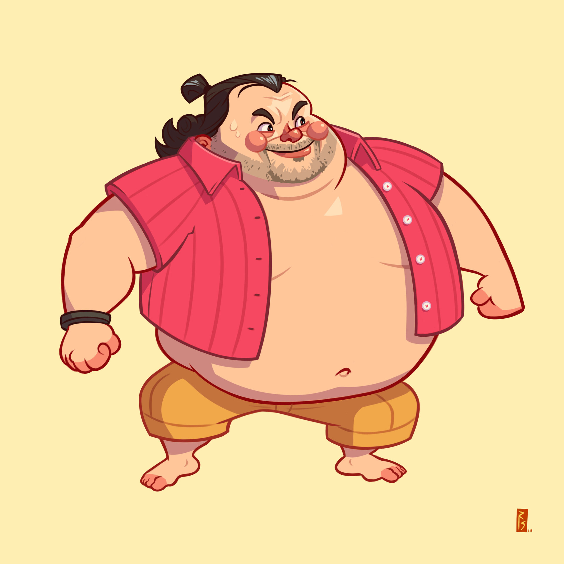 ArtStation - Fighting Game Challenge: Big Ed