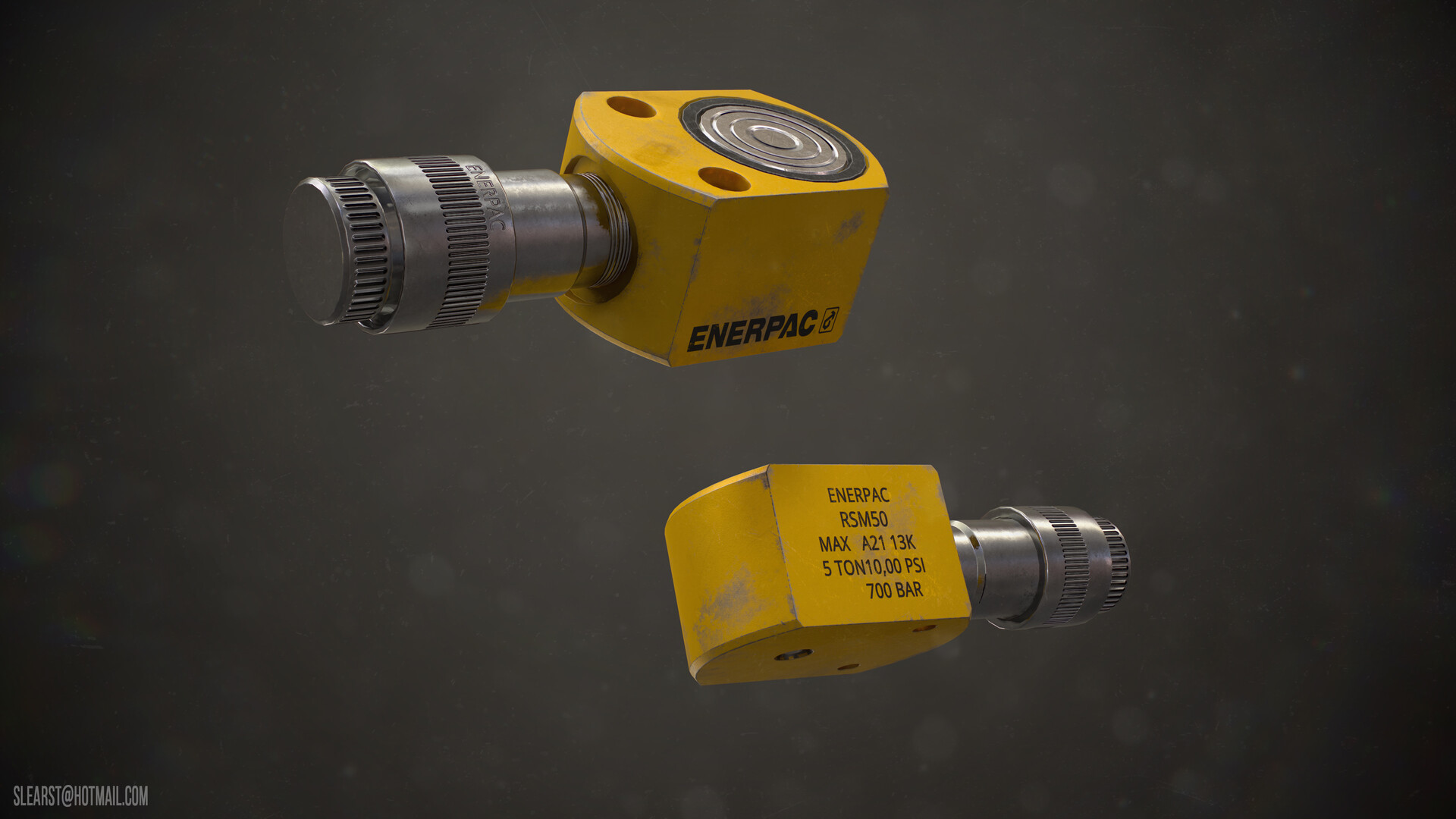 ArtStation - Game Resolution Hydraulic Cylinder- Enerpac RSM-50