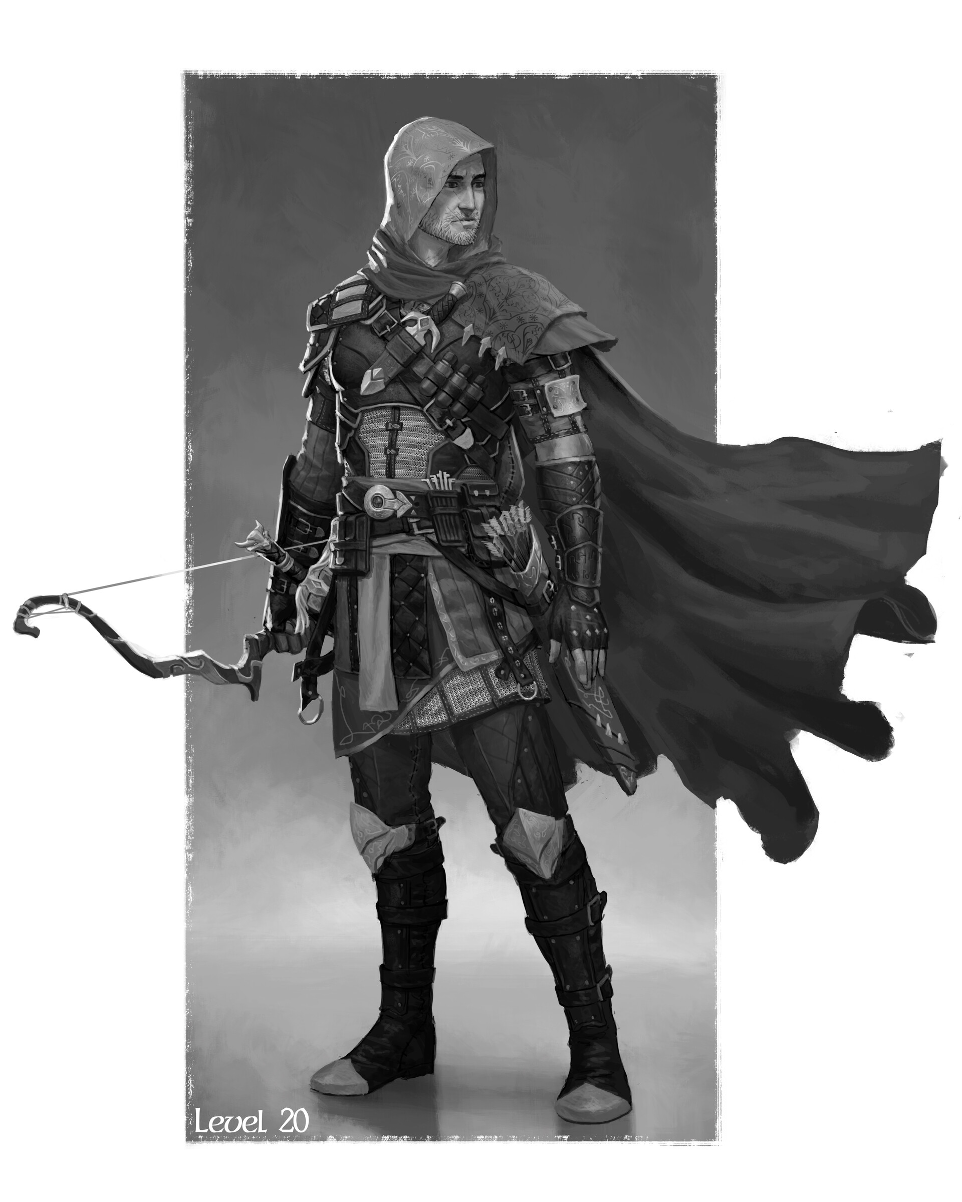 Daniel Castiblanco - Dungeons and Dragons D&D Half-Elf Rogue (2020)