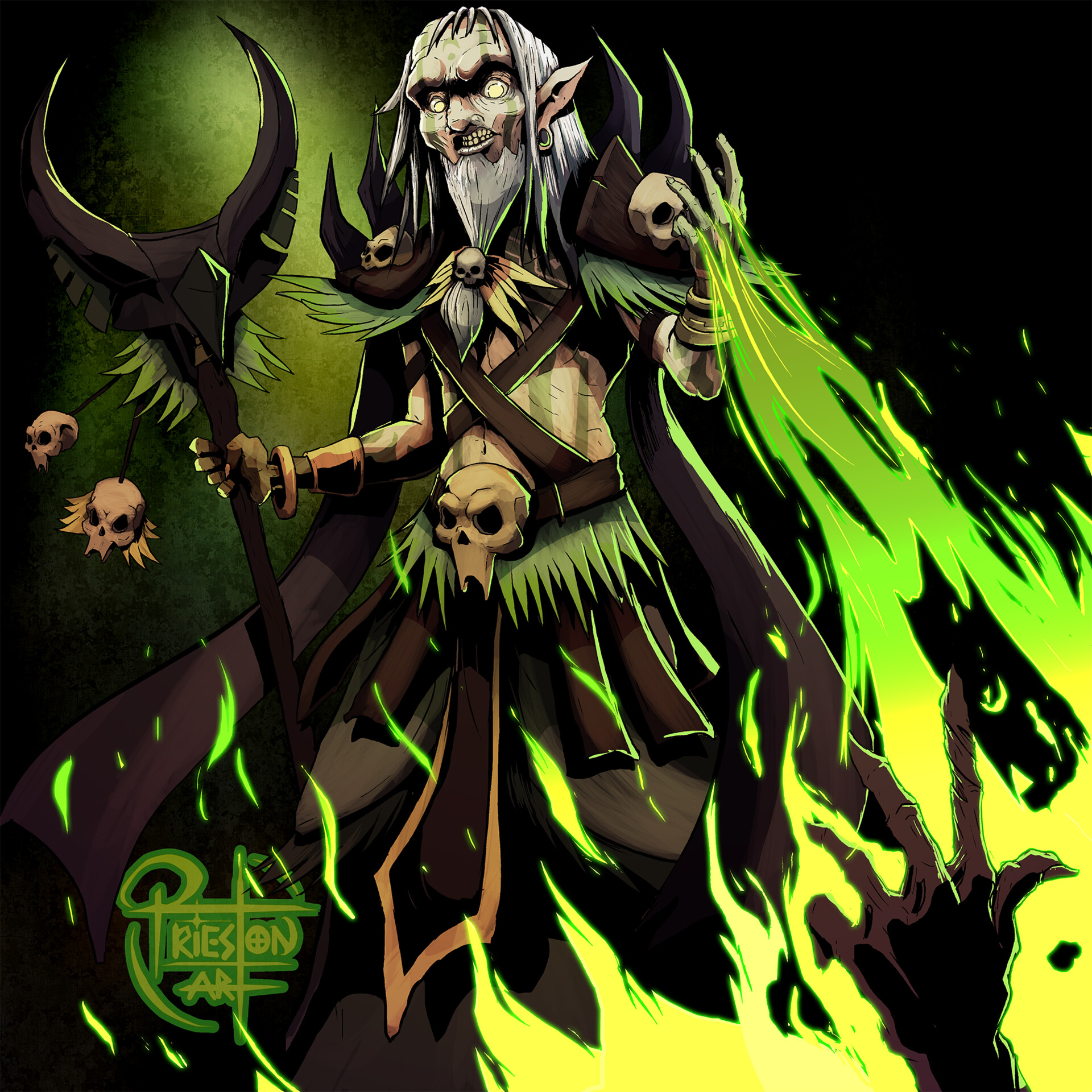 ArtStation - Vek Necromancer (Ashes of Creation)