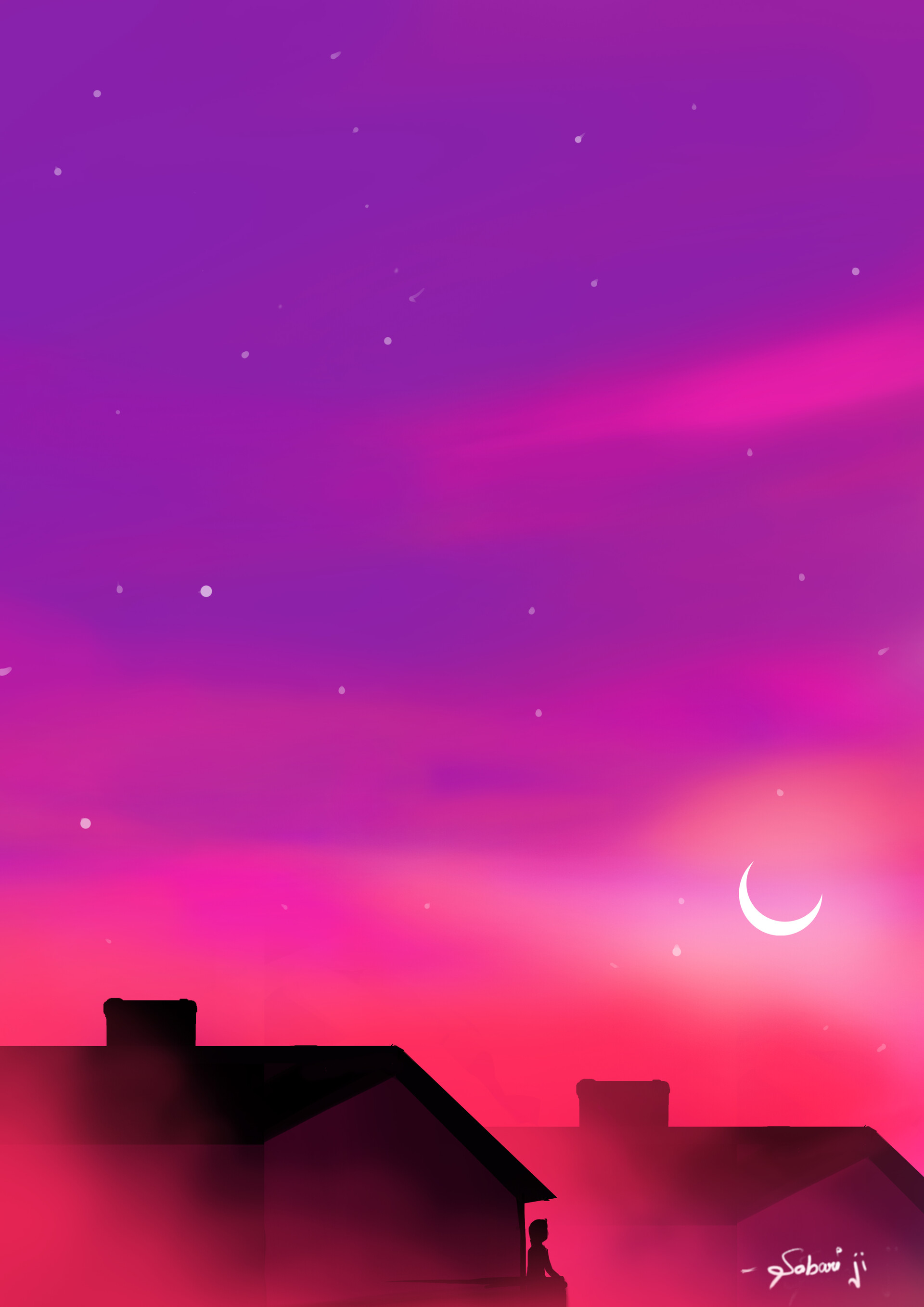 ArtStation - pink sky