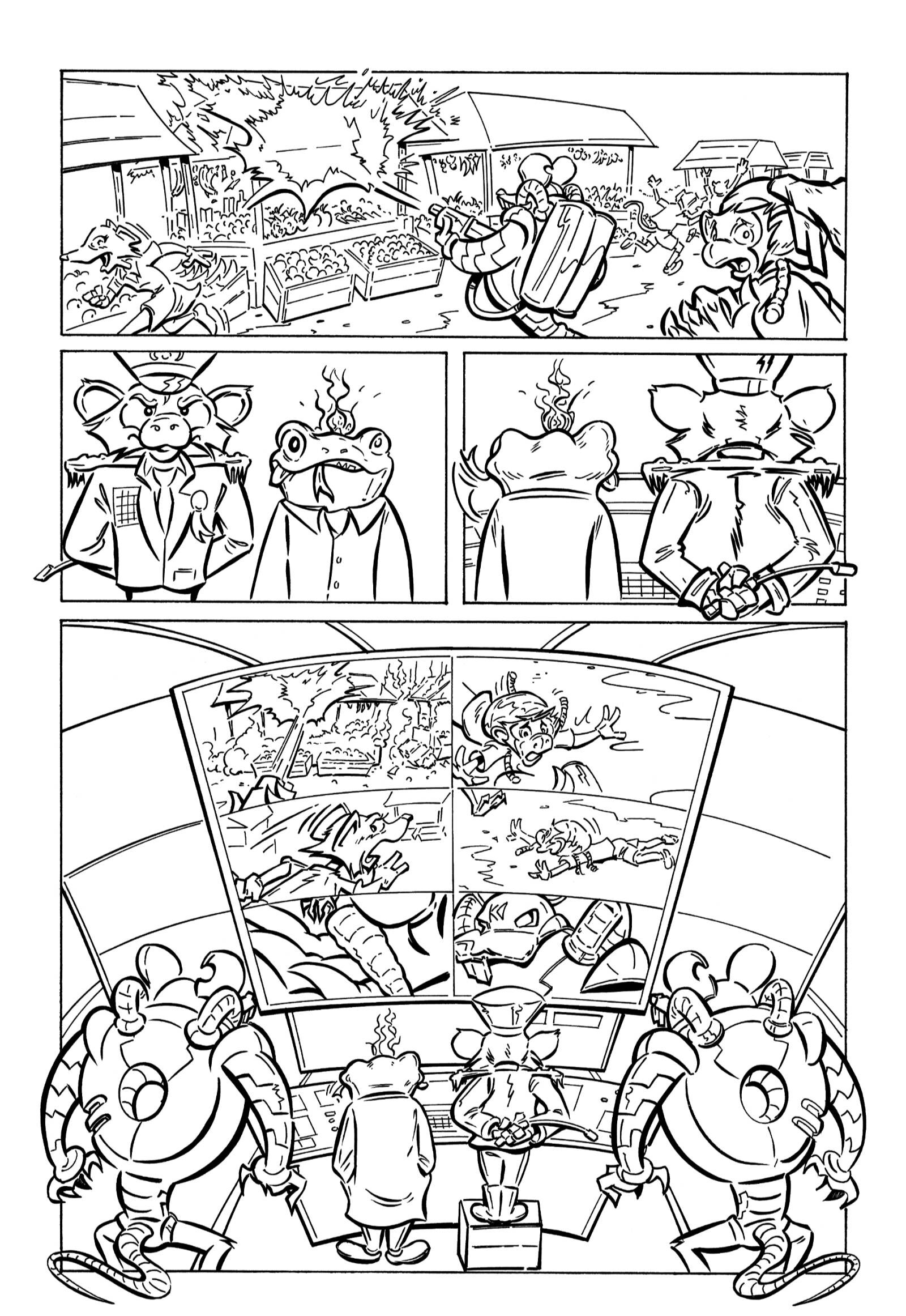 ArtStation - Comic-page funny style