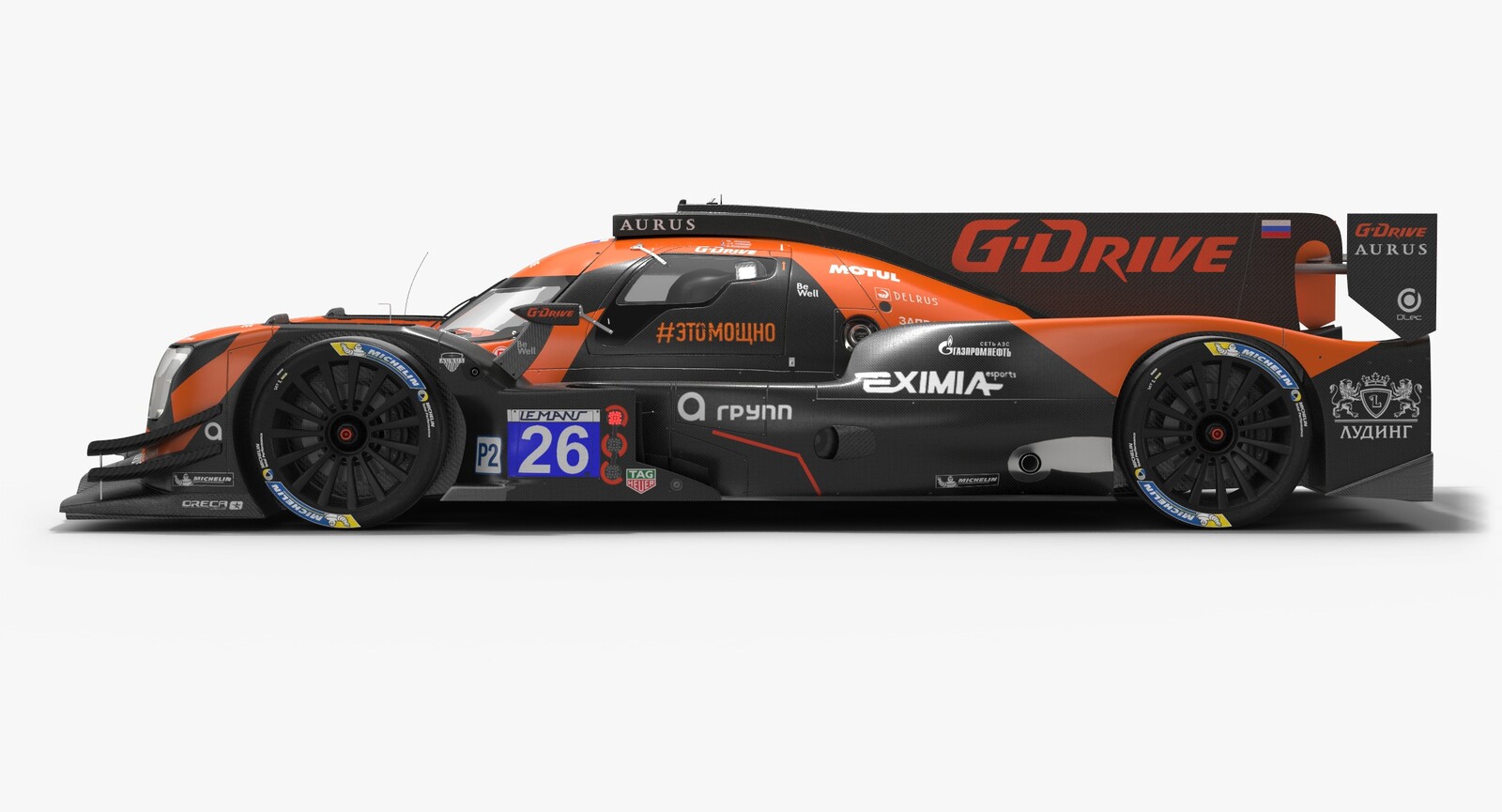 Oleksii Sergiyovych - G-Drive Racing Team ELMS LMP2 Season 2020 3D model