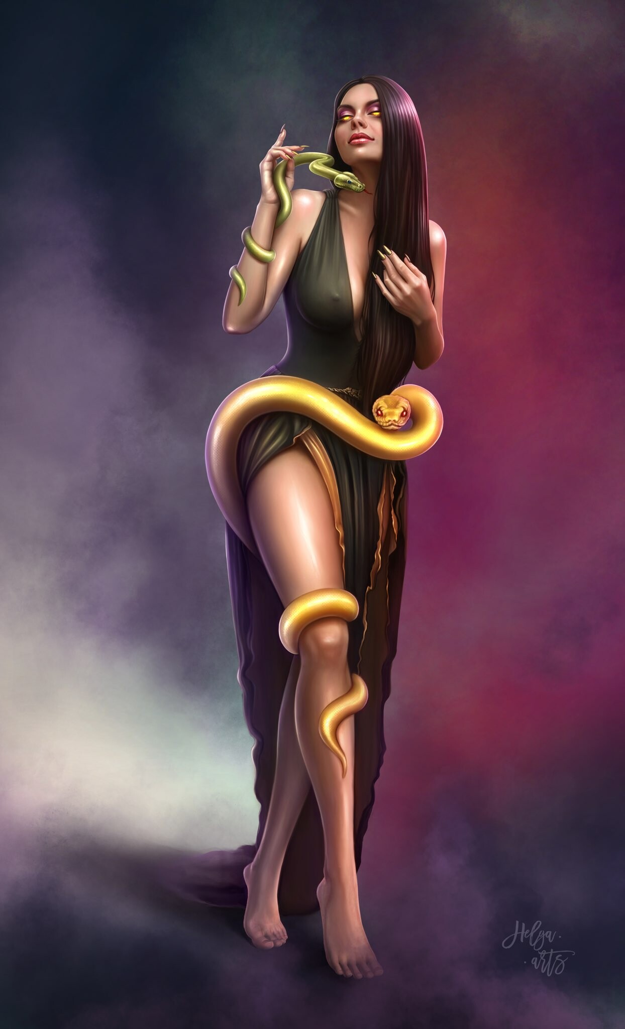 ArtStation - Snake girl