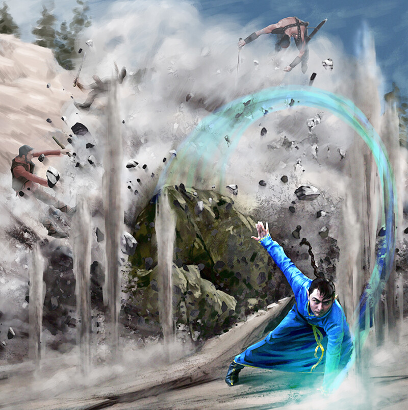 ArtStation - Stone hand (Threads of fate)