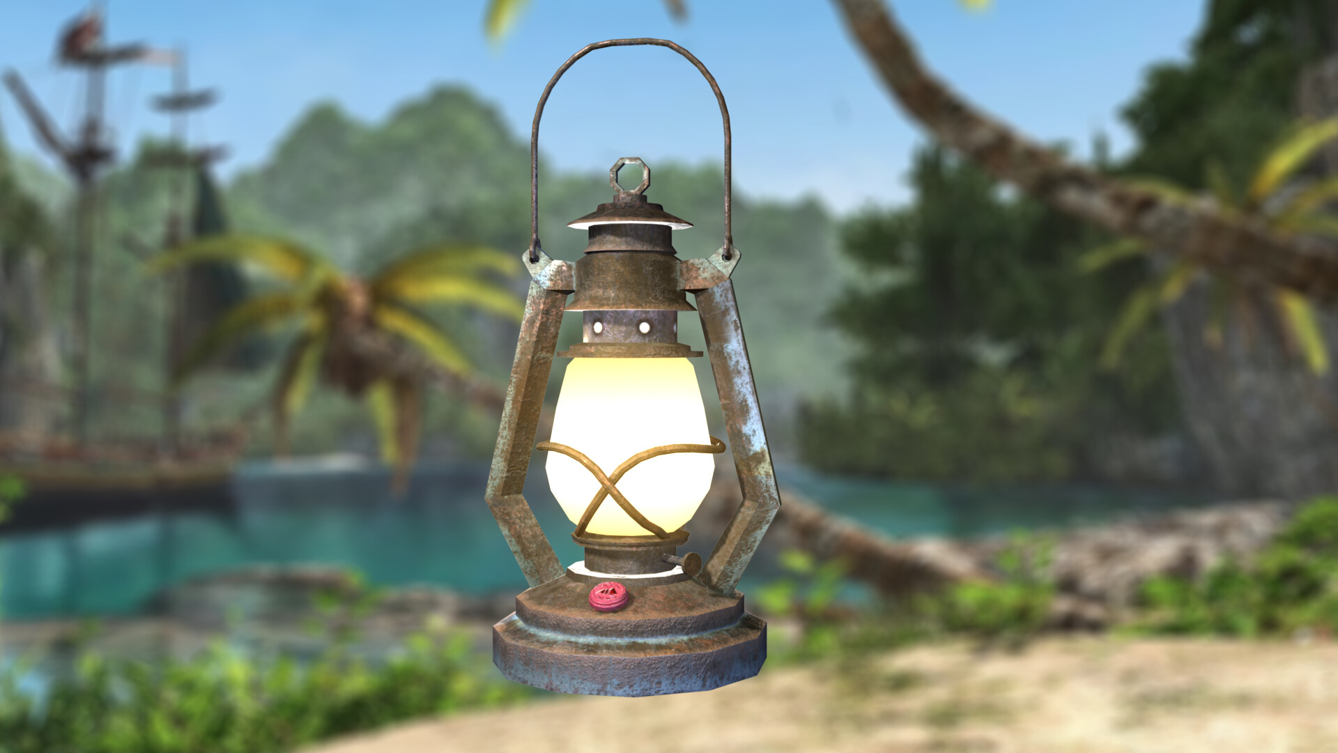 ArtStation - Low_Poly_ Old Lantern