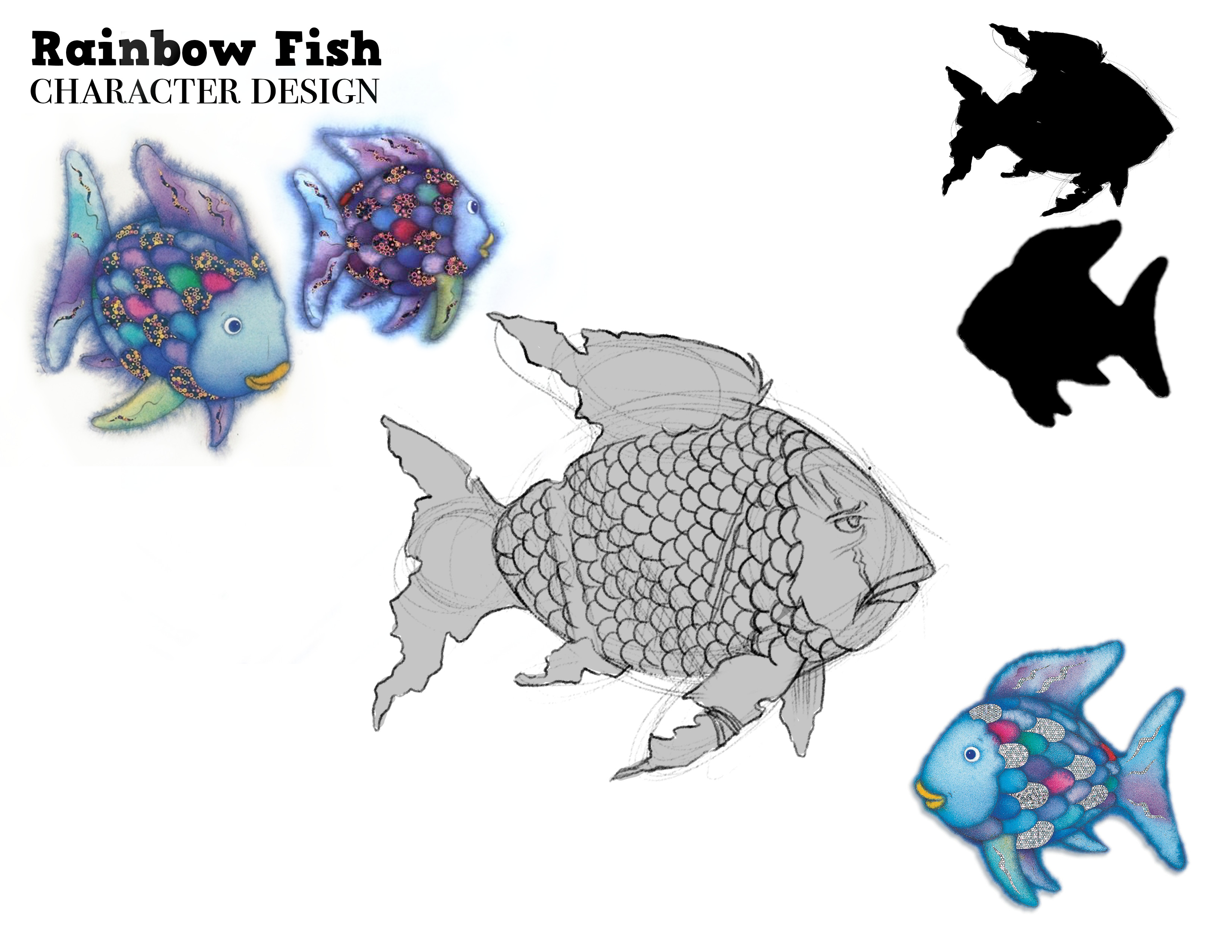 Rainbow Fish Clipart