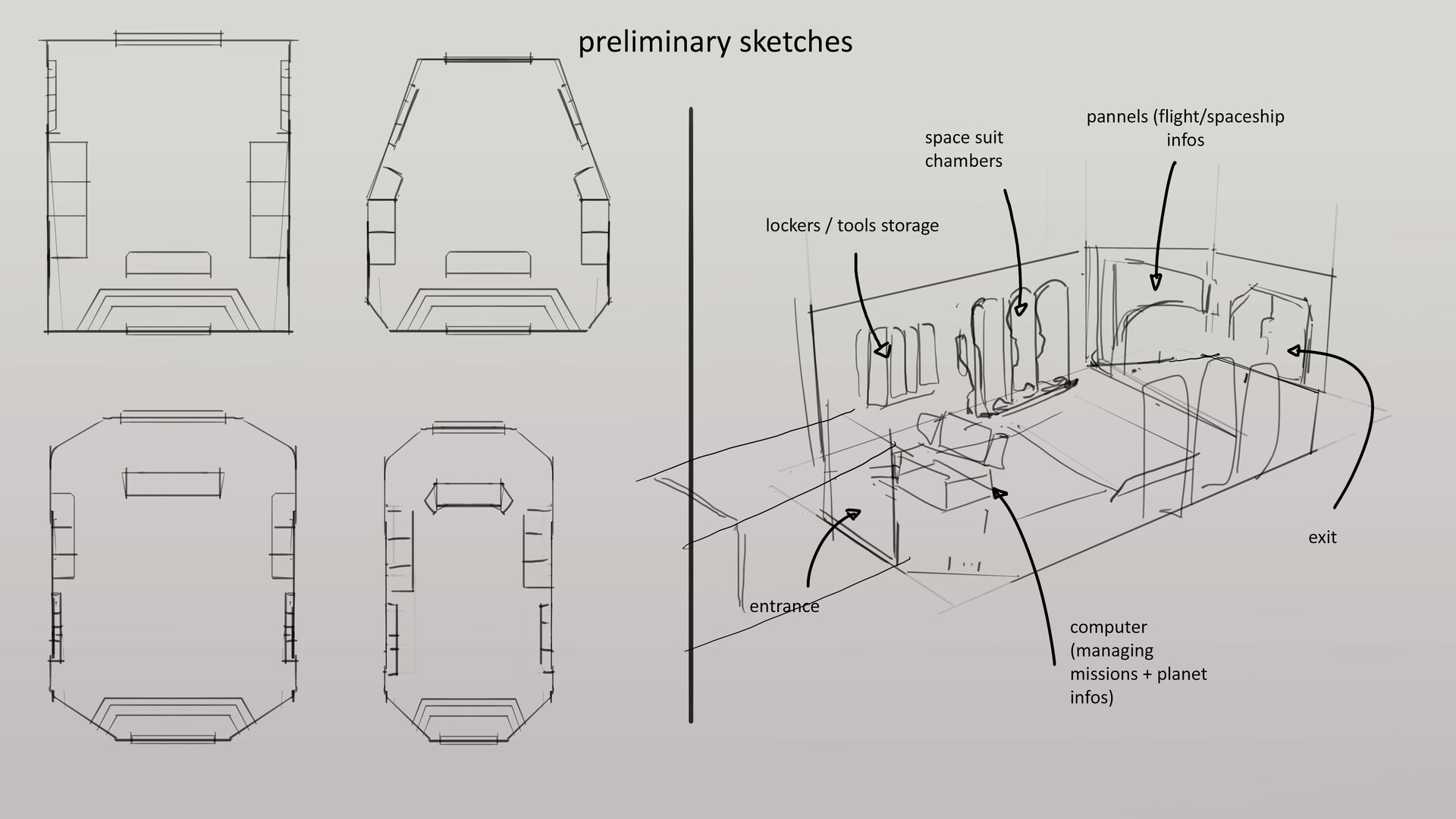 Louis Le Roy - Spacesuit chamber