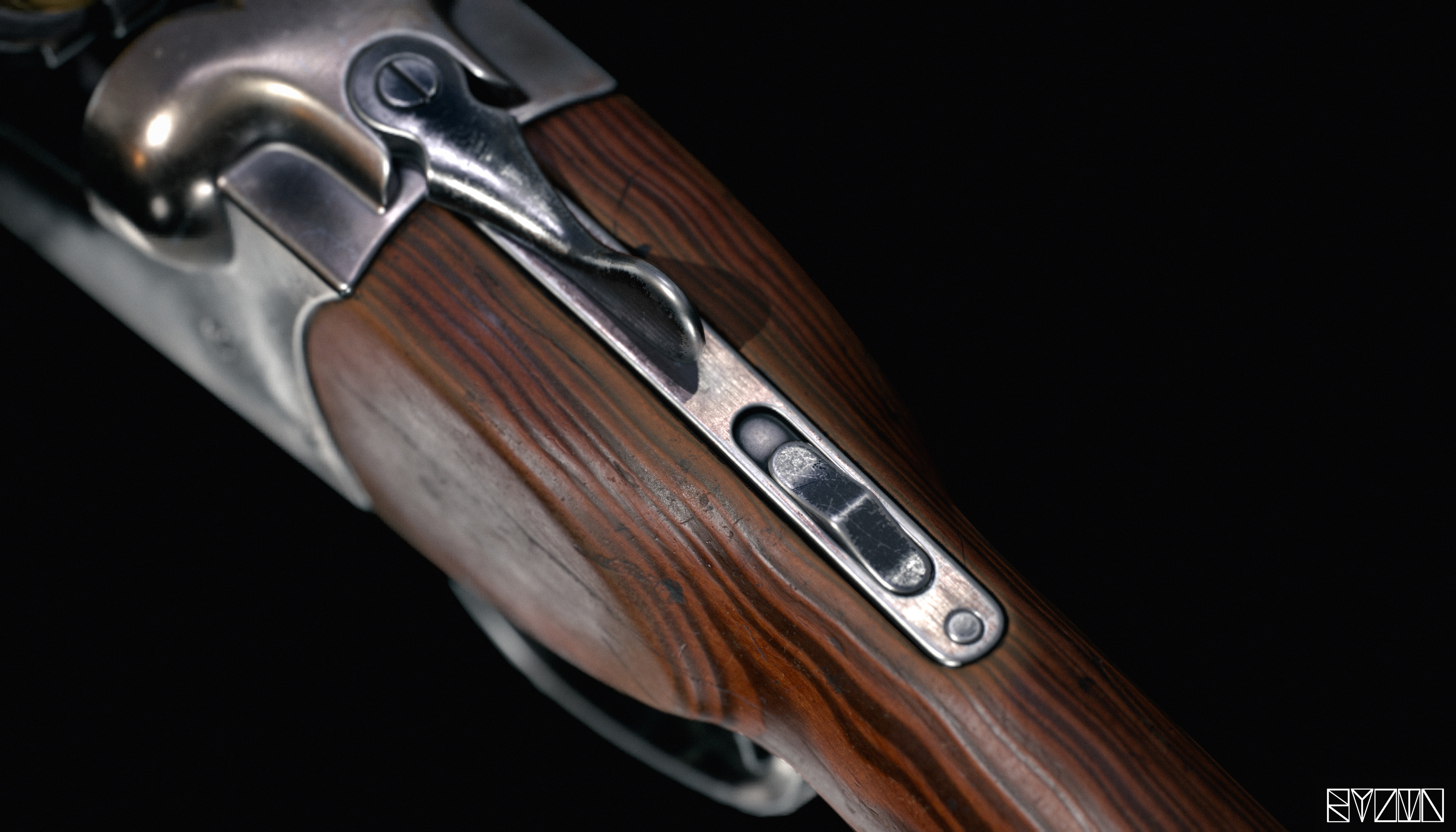 RYZIN ART - Double Barrel Shotgun