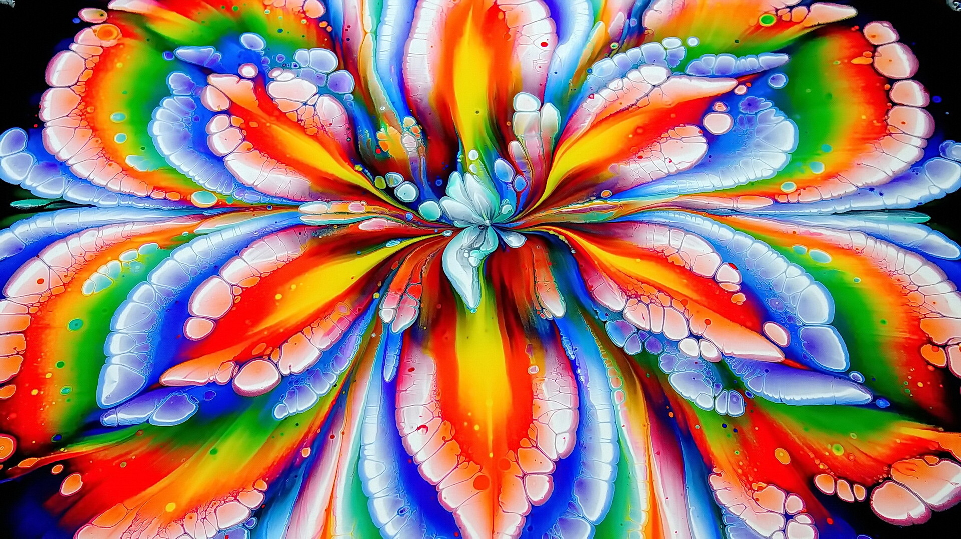 Fiona Art - RAINBOW WEEK🌈 ~ 3D printed FLOWER SHAPED CUP ~ Reverse ...