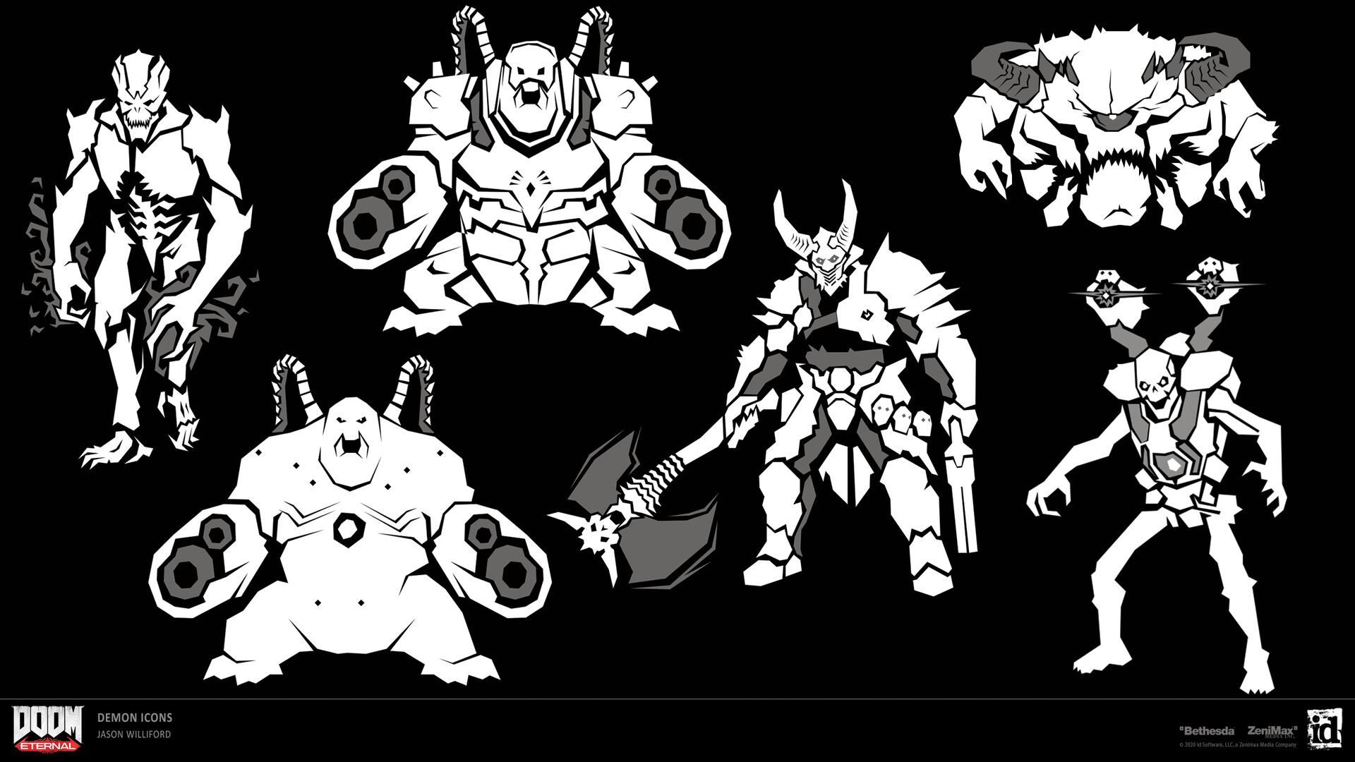 Jason Williford - DOOM Eternal - Part 2: Difficulty Icons