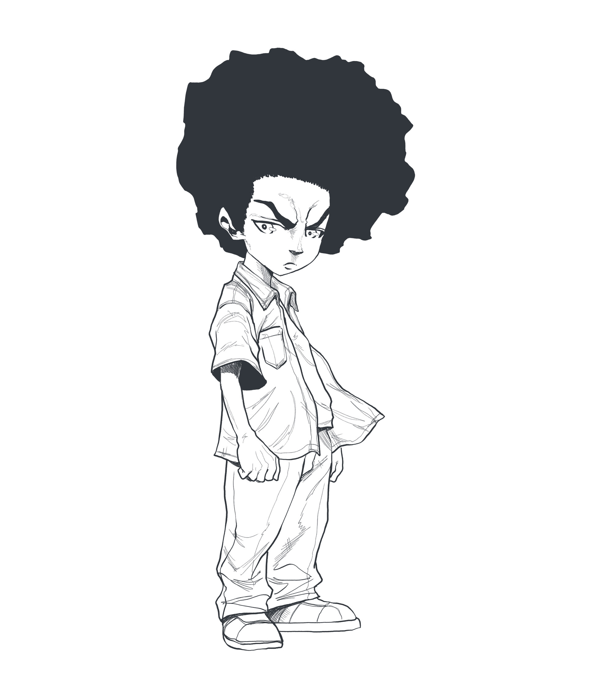 boondocks printable coloring pages