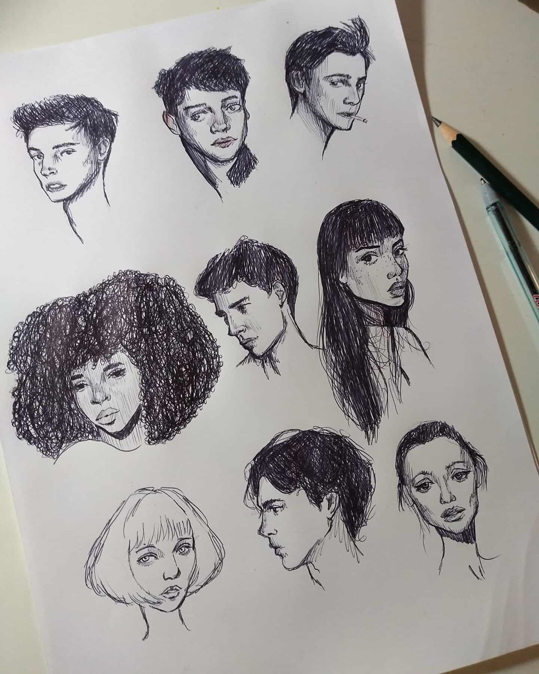 ArtStation - Practicing drawing #1