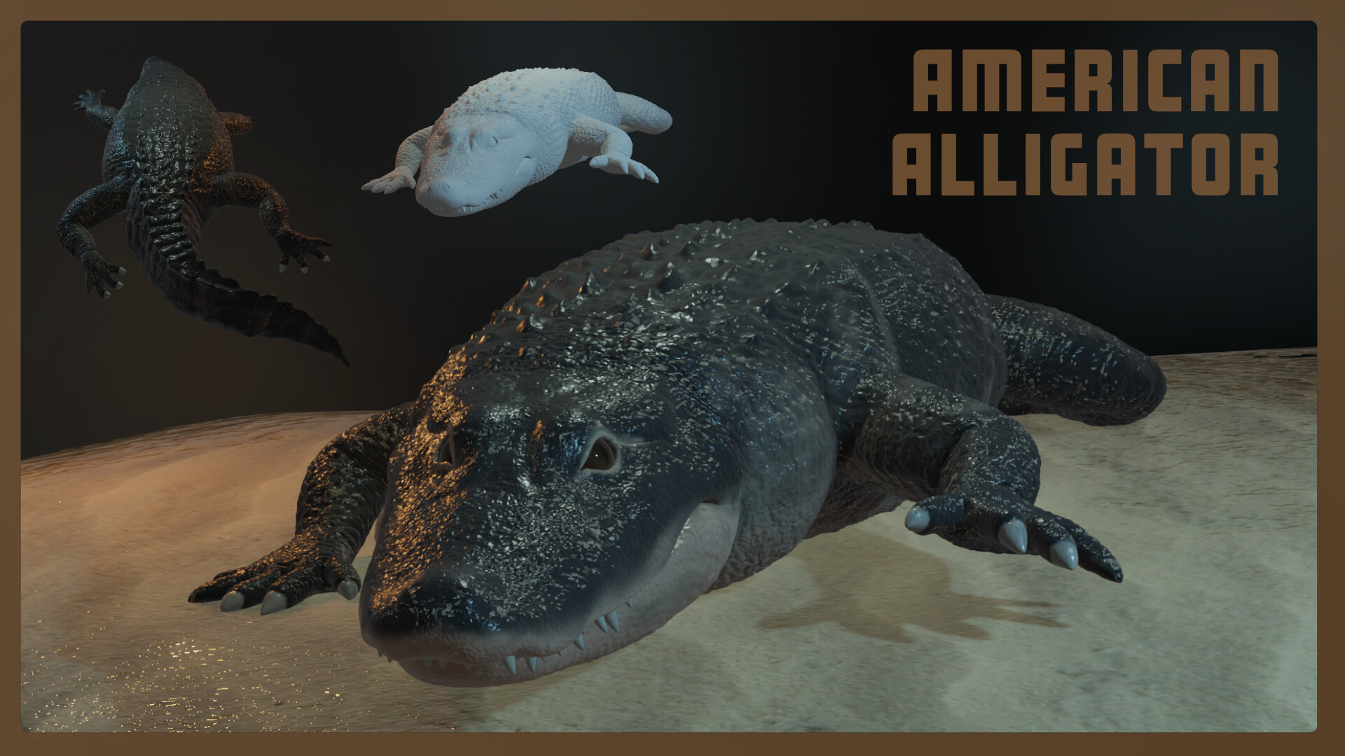 ArtStation - American Alligator