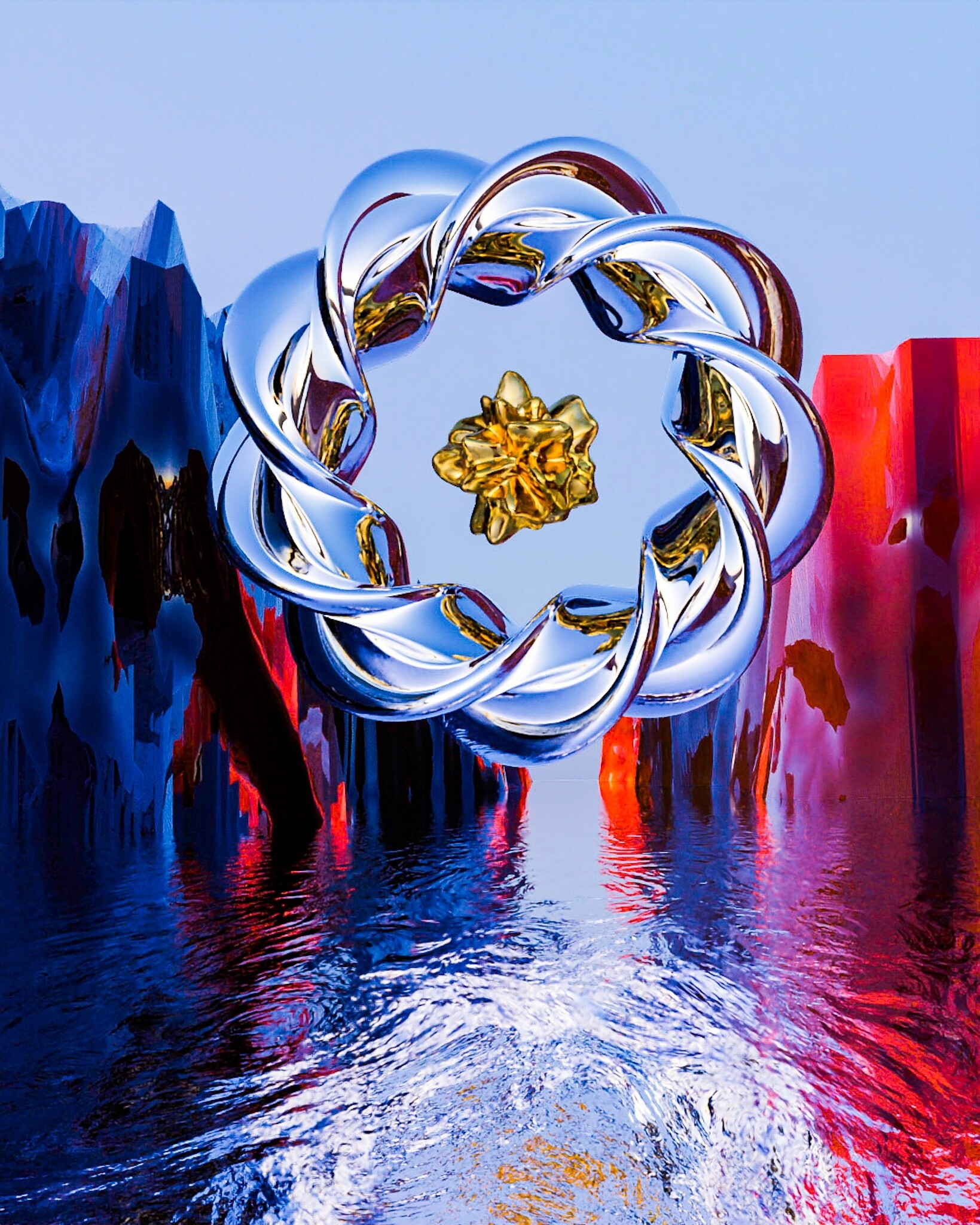 ArtStation - Multiple Colour Reflections