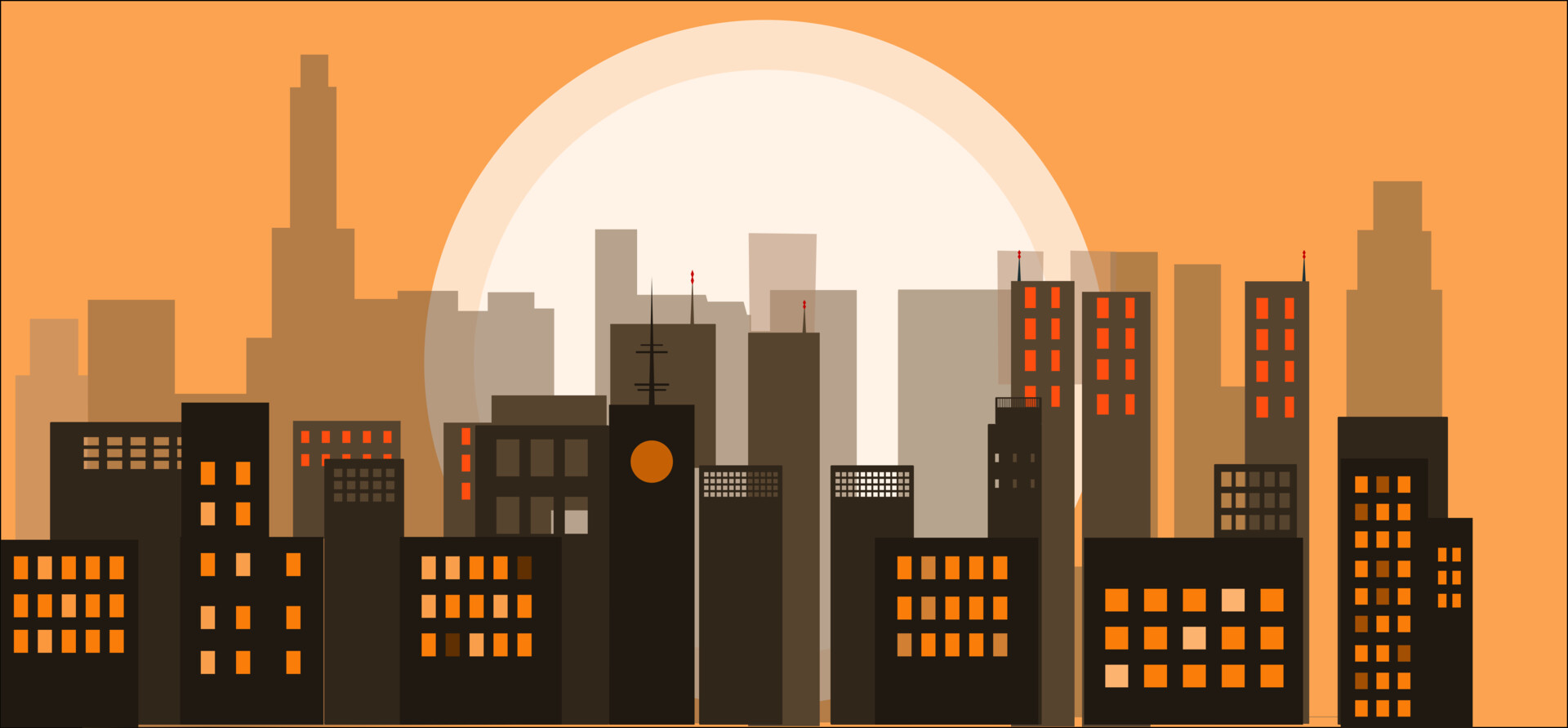 ArtStation - City Vector Background Art