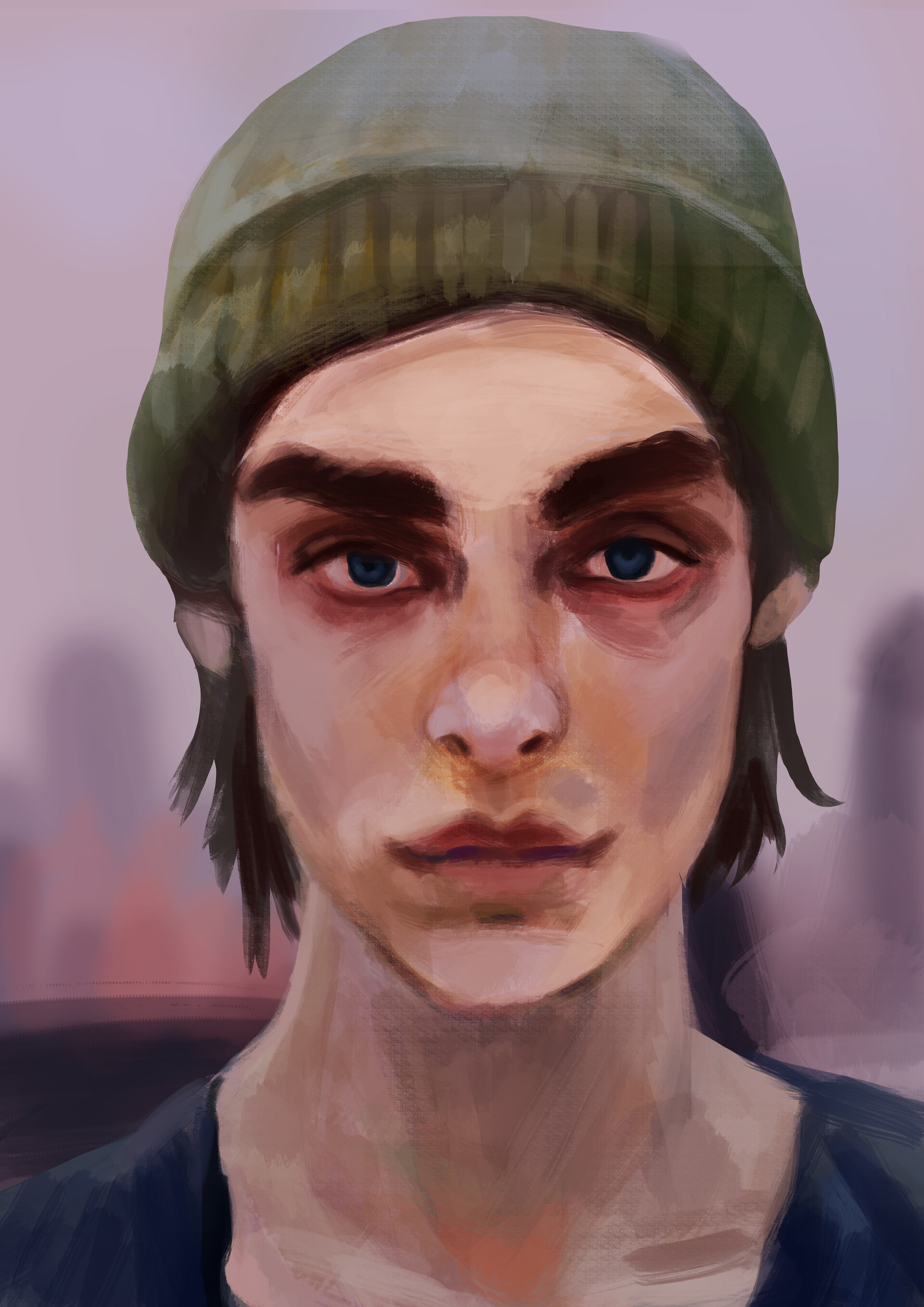 ArtStation - Stylized man portrait