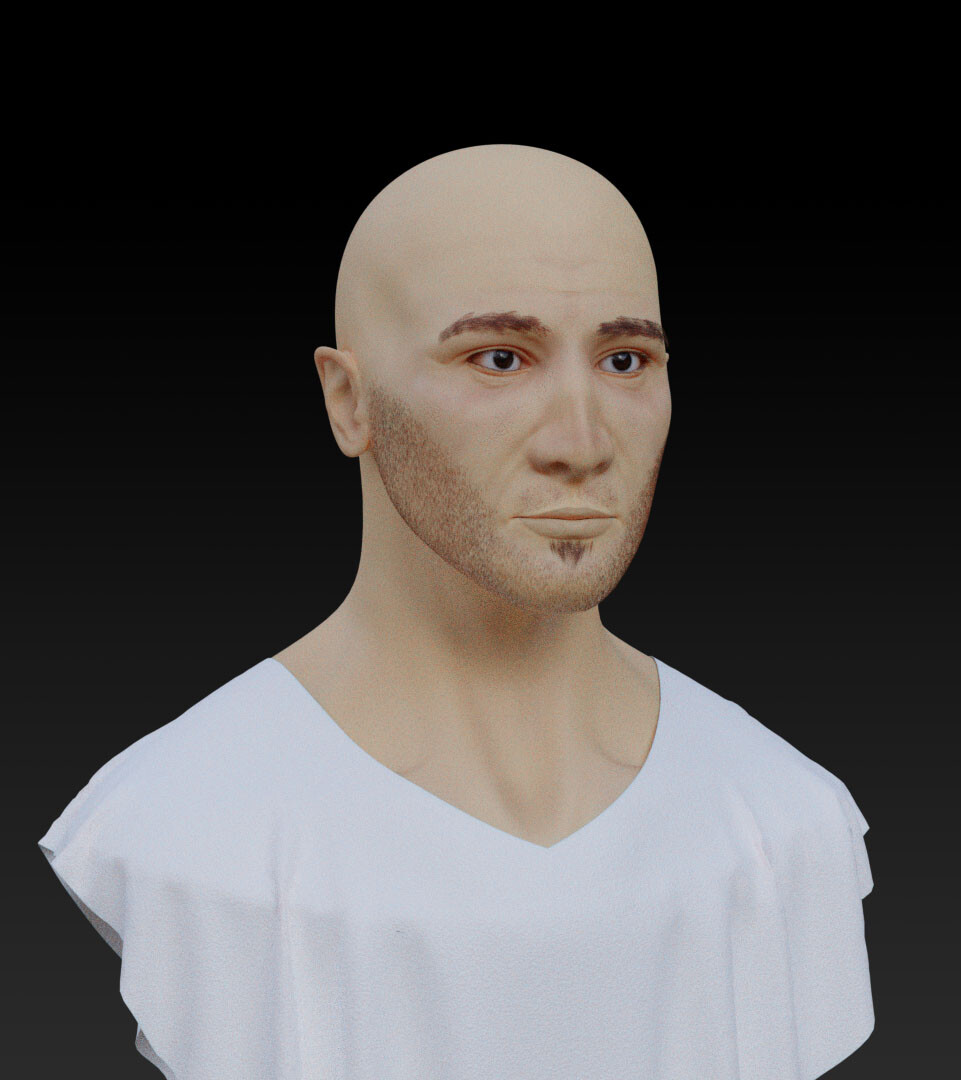 ArtStation - Dude Head 1