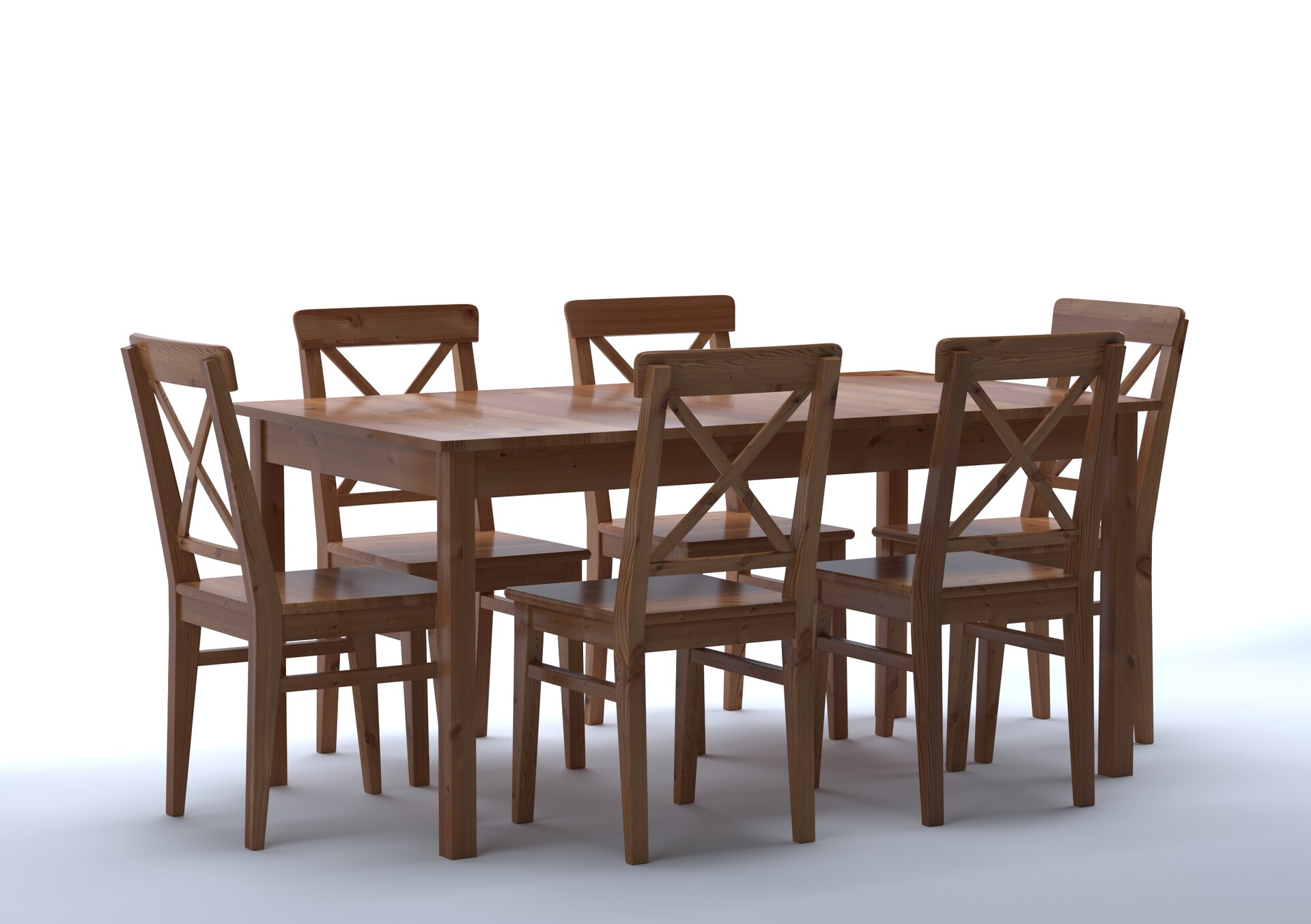 ArtStation - 3d Table and Chairs