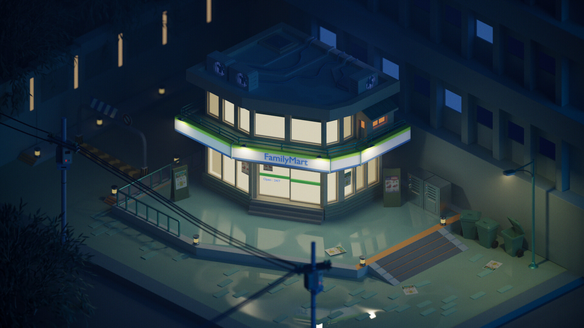 ArtStation - A night walk