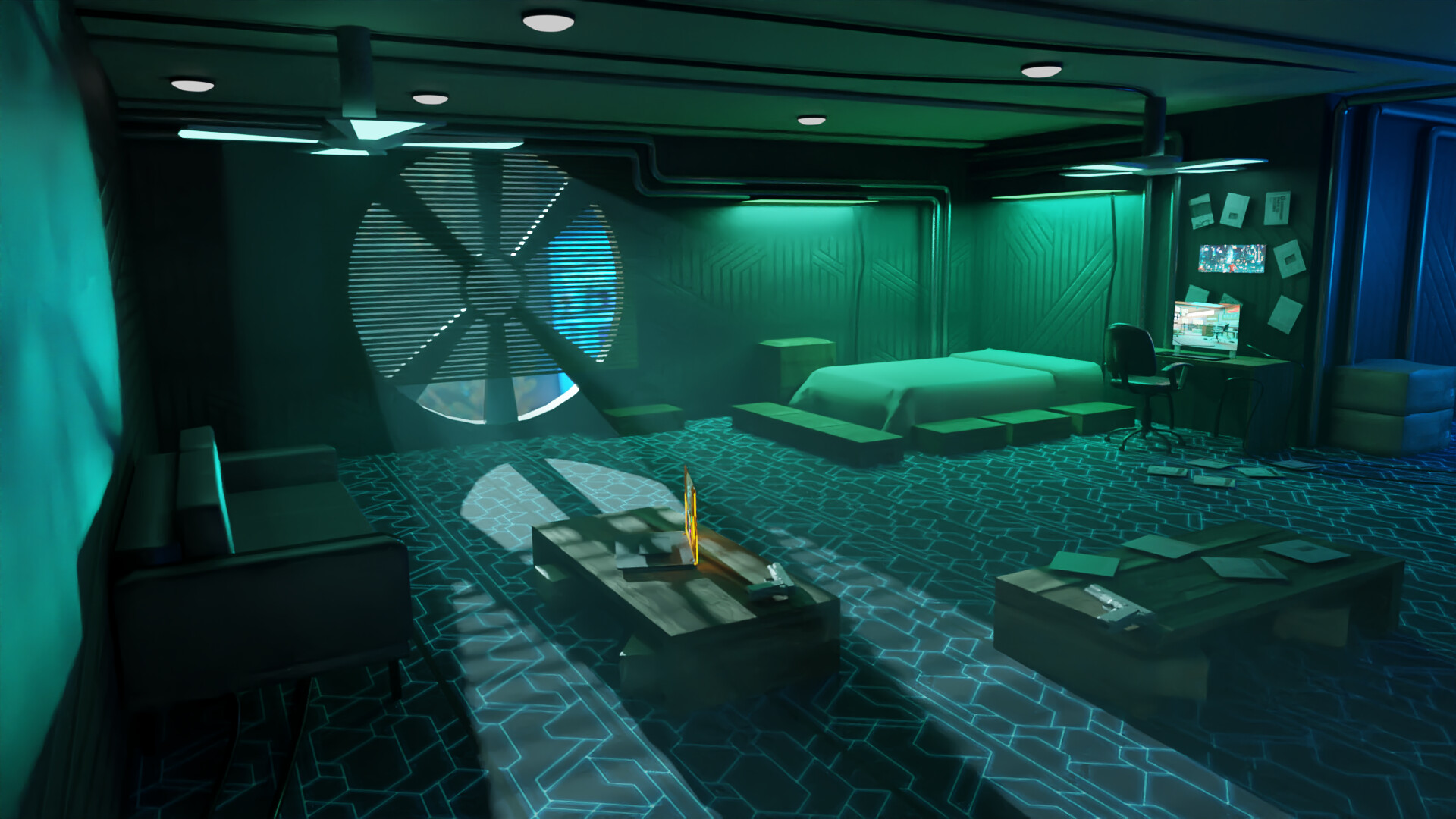 ArtStation - Futuristic room