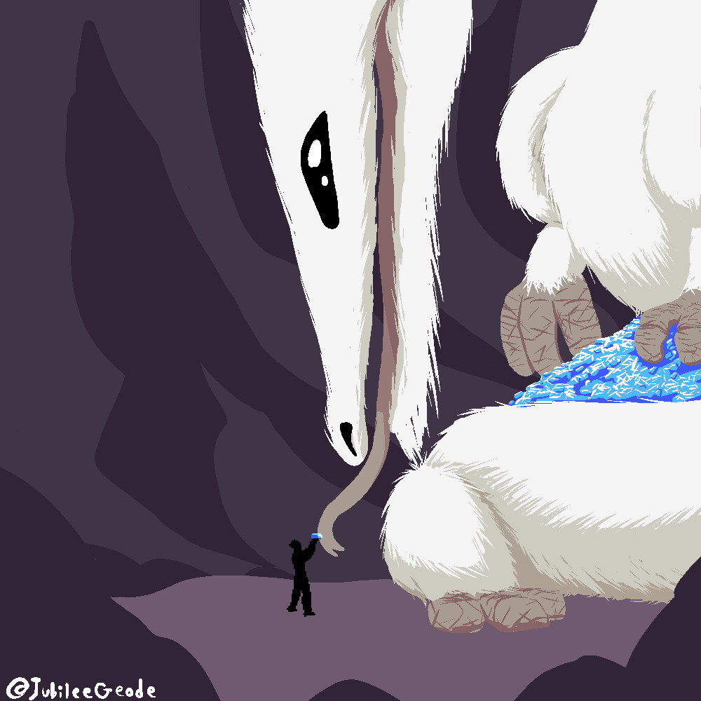 ArtStation - Furry lizard grew up BIG BIG BIG