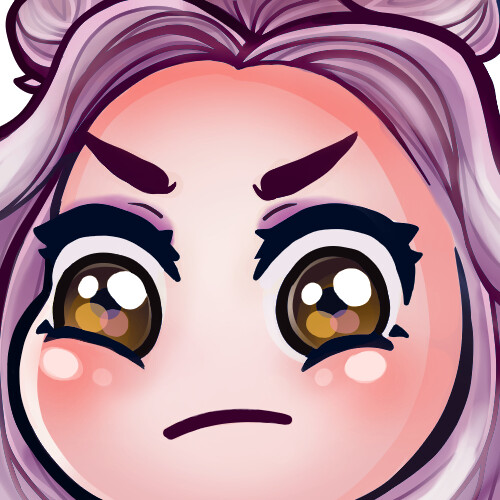 ArtStation - annoyed twitch emote