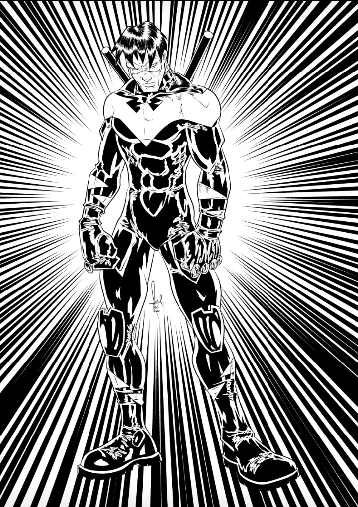 ArtStation - Nightwing 2020 Inks
