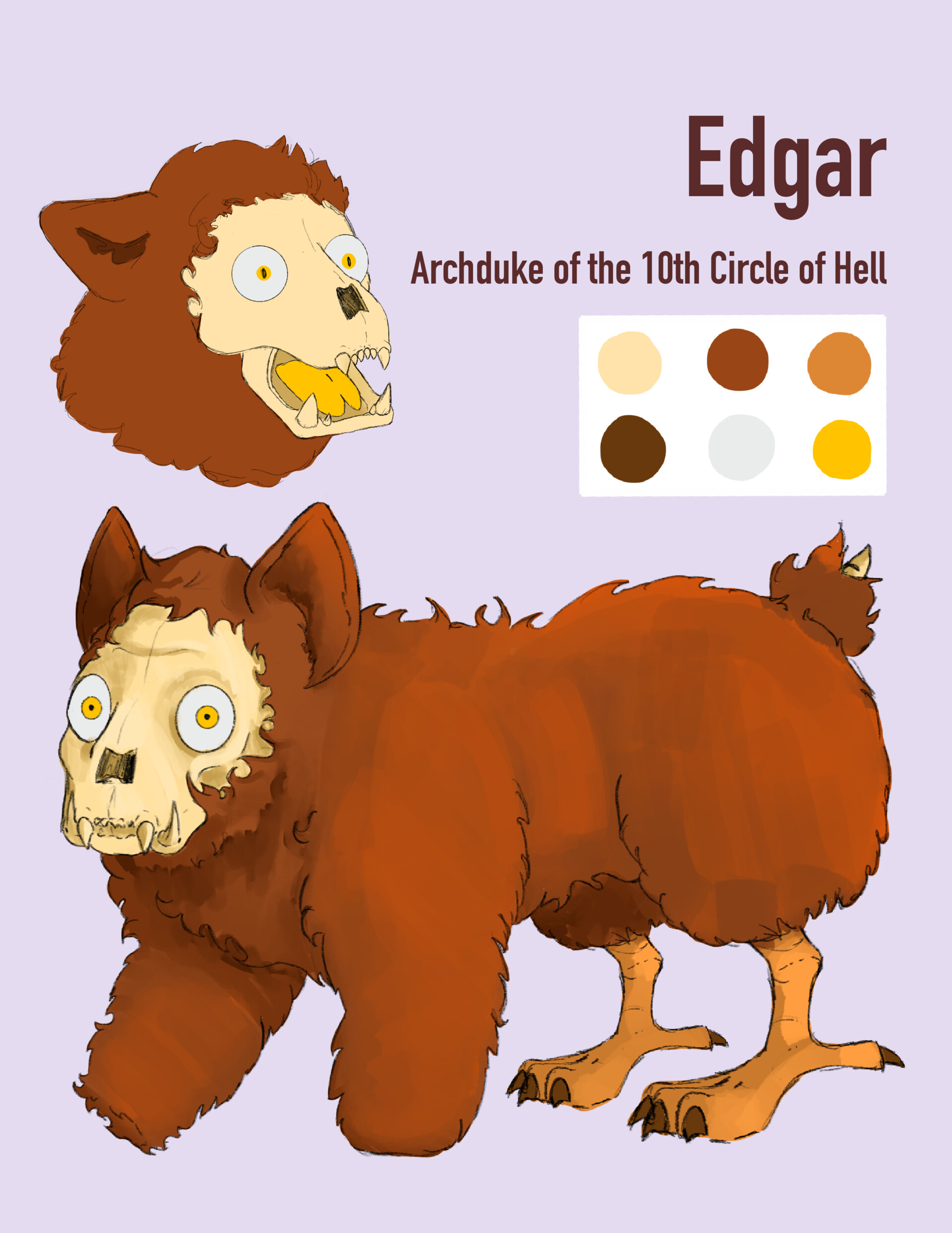 ArtStation - Character Sheet - Edgar