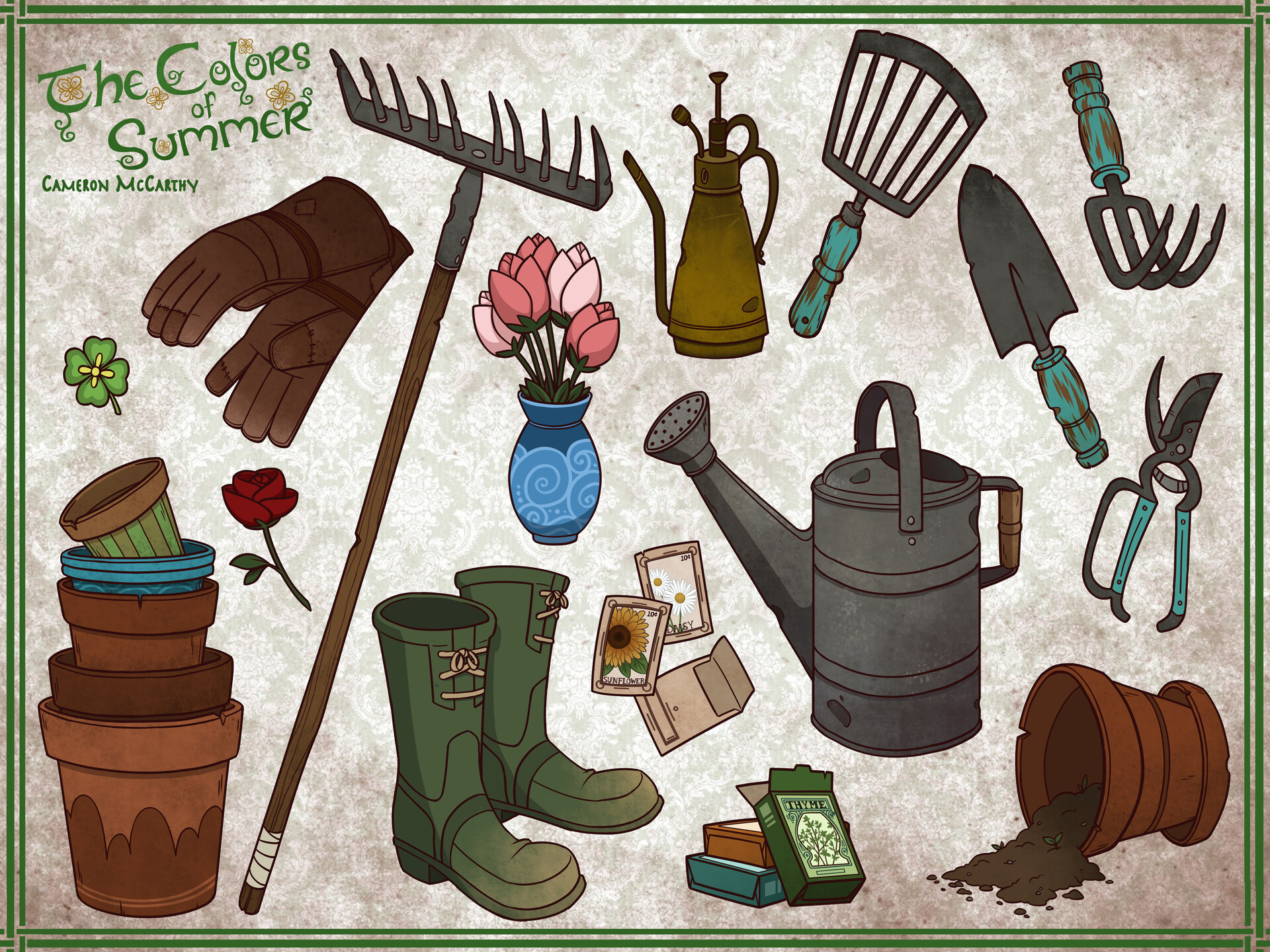 ArtStation - Colors of Summer Props