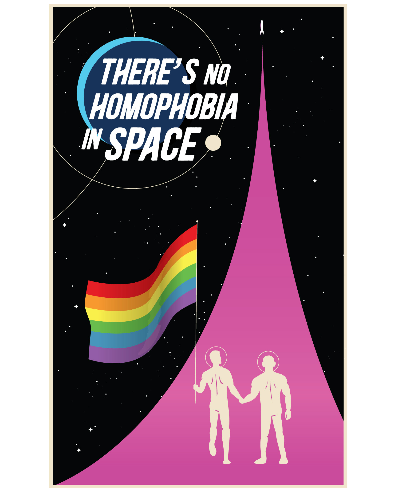 Timo Reese - Gay Space Travel Poster Illustration