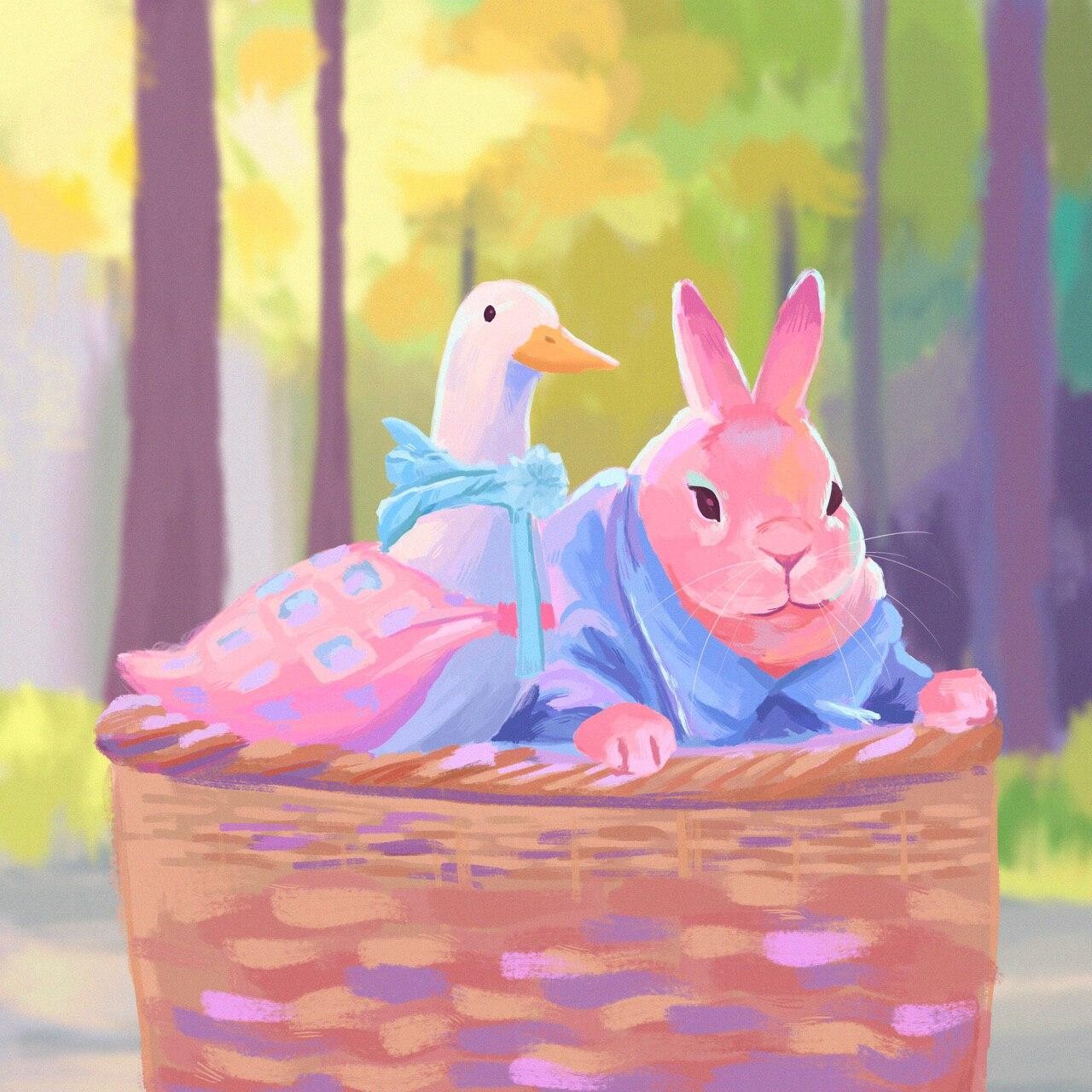 ArtStation - Duck and Rabbit