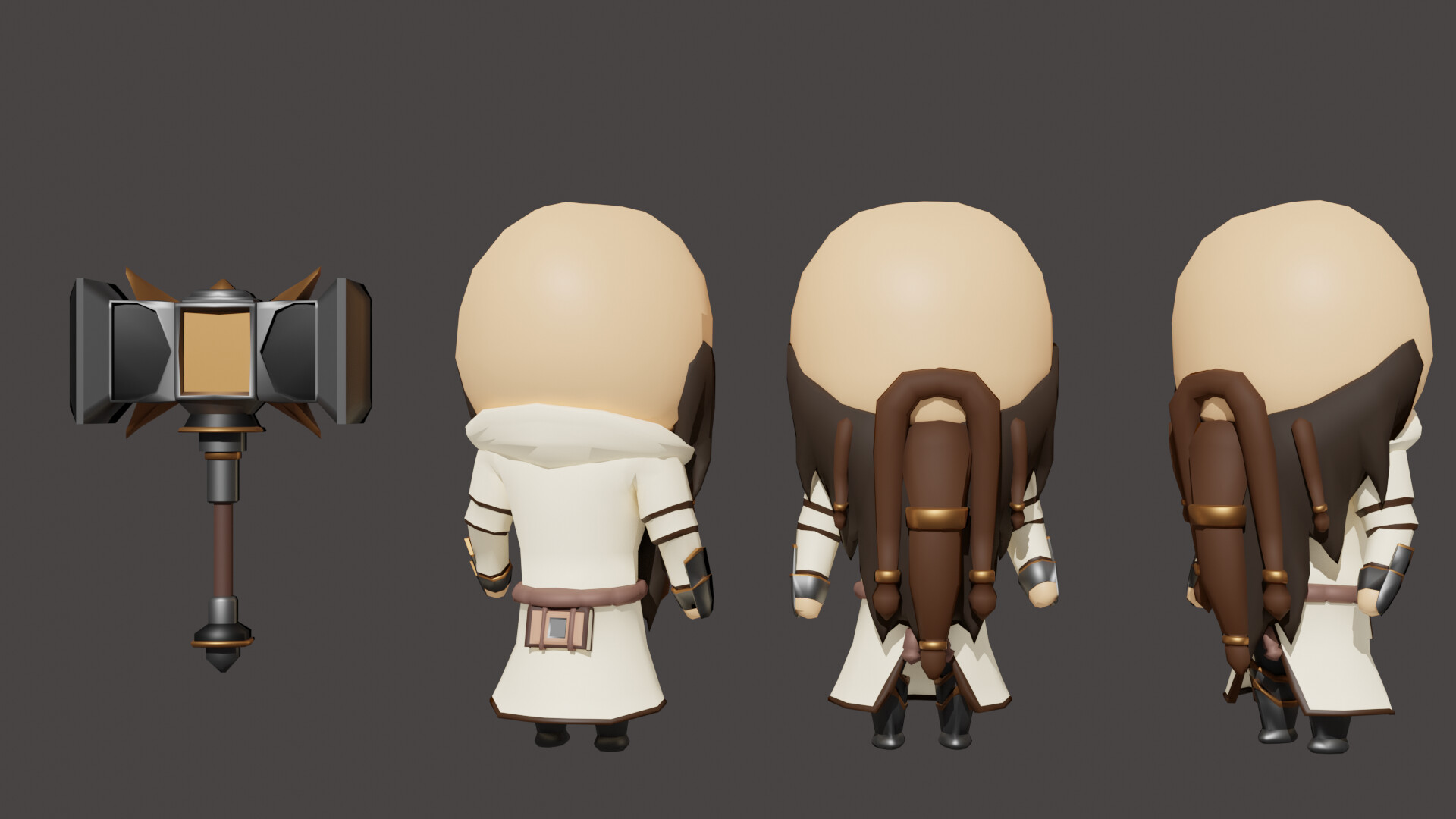ArtStation - Low Poly Character set