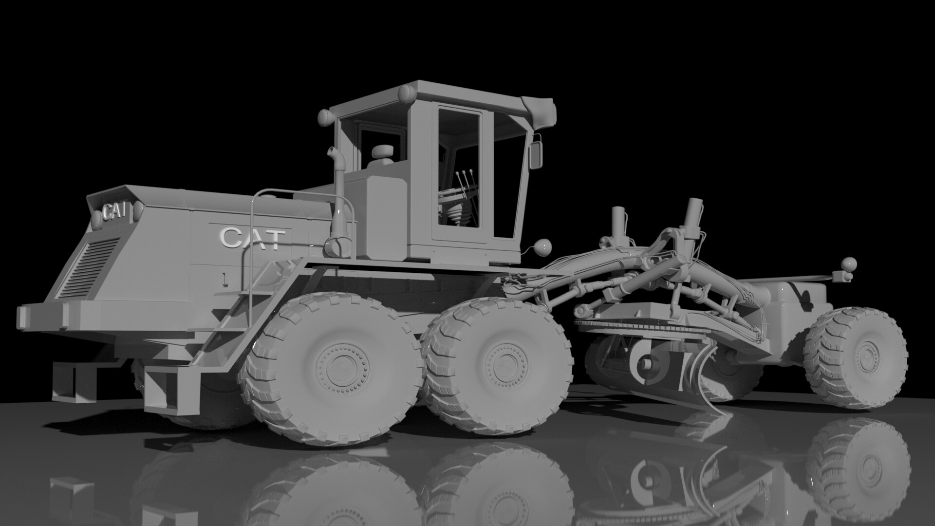 ArtStation - Caterpiller Grader Z650B