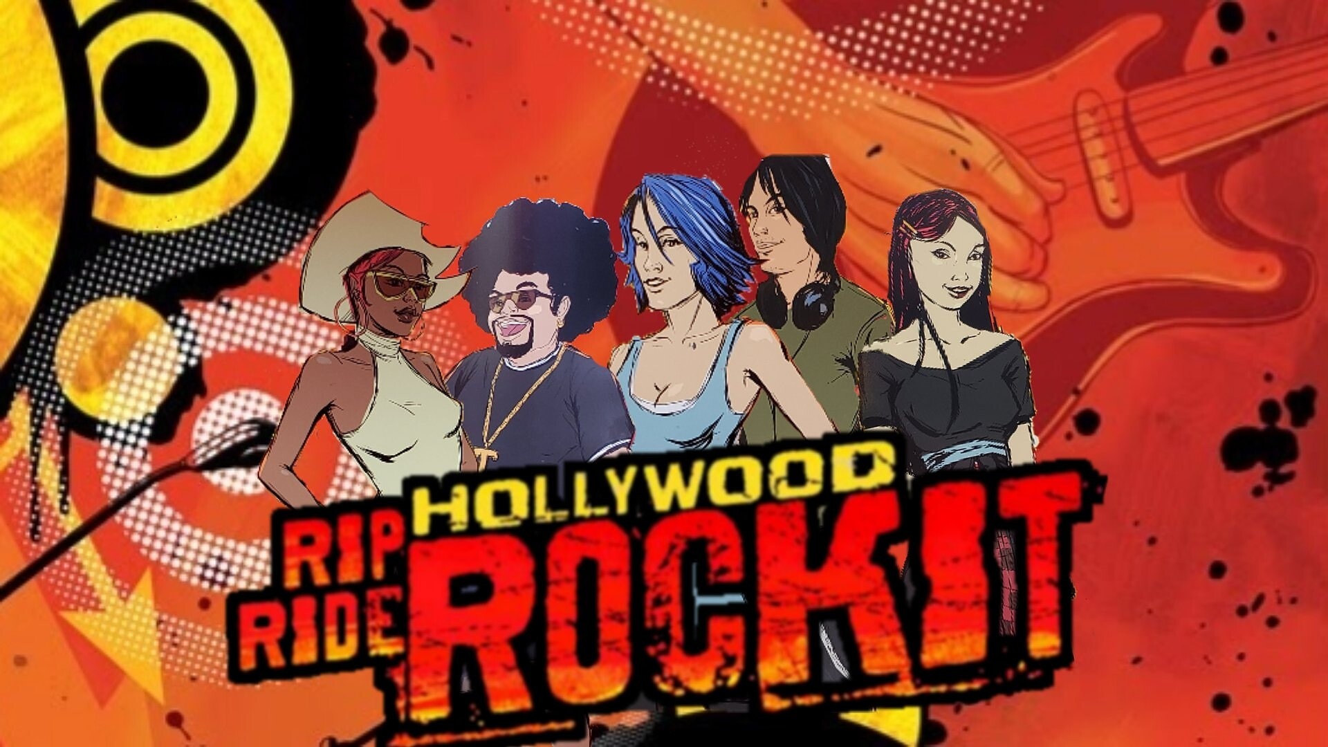 ArtStation - Hollywood Rip Ride Rockit logo with the Video Djs
