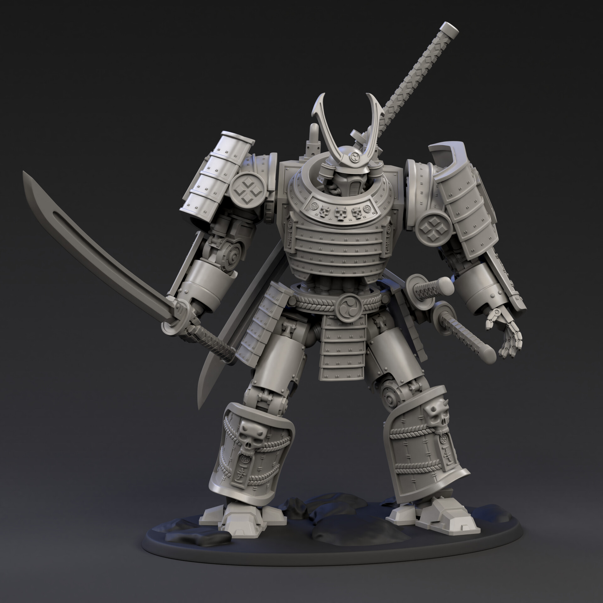 ArtStation - DeamonSlayer-Samurai Multipart Kit for 3D Print