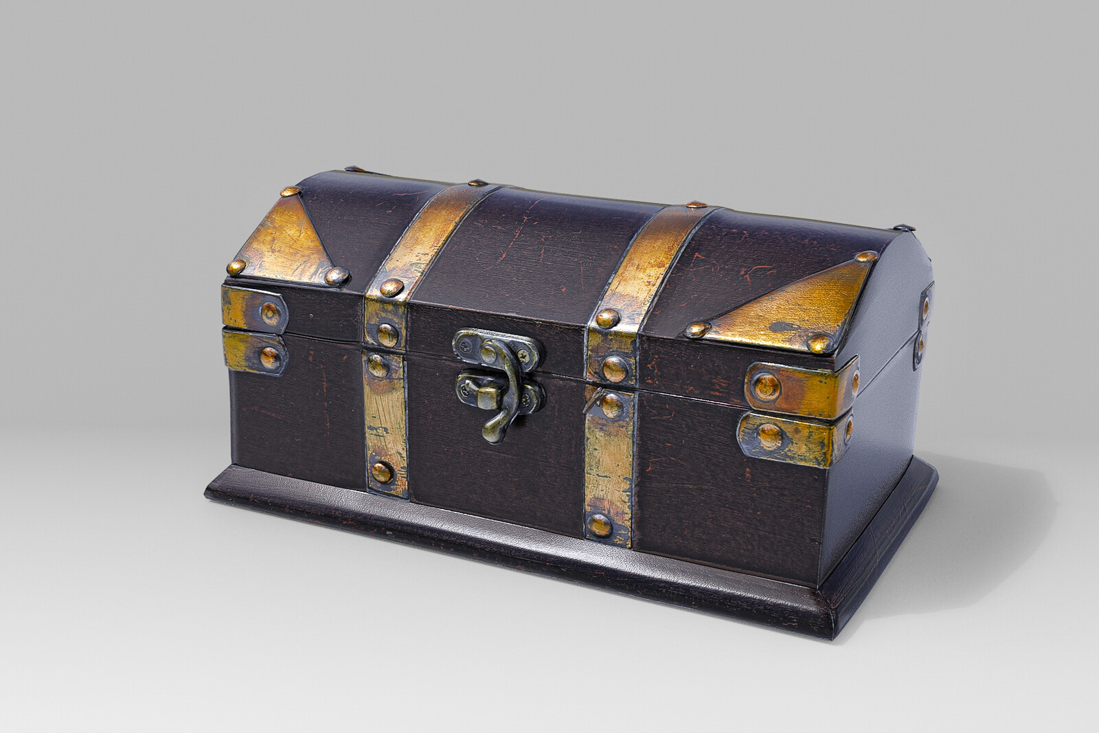 Jose Manuel Villanueva - Old fashioned decorative chest with double ...