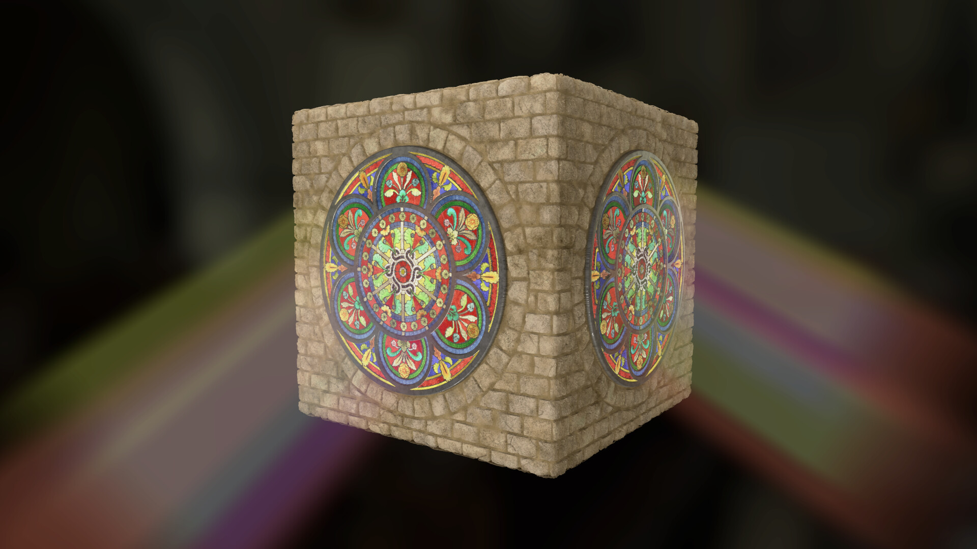ArtStation - Stained Glass Window Material
