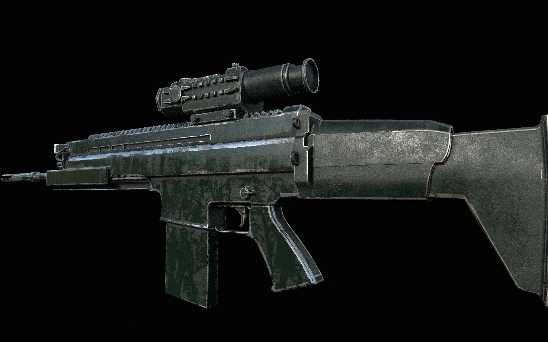 ArtStation - MK17 Medium distance Game model