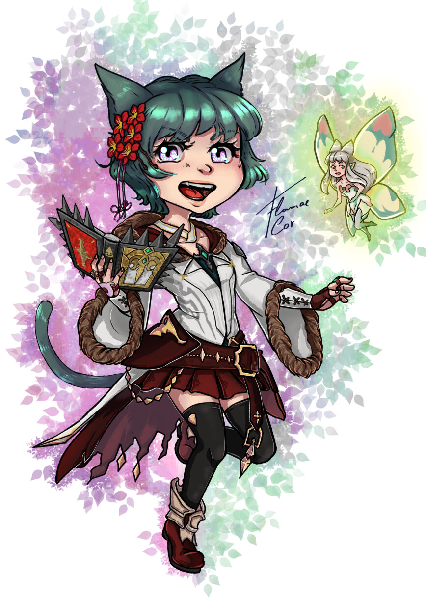 ArtStation - FFXIV WoL Commission