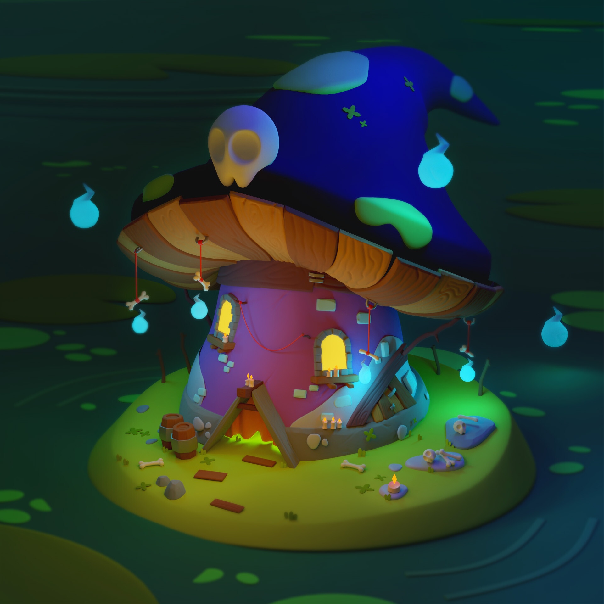 ArtStation - Mush Witch's Lair