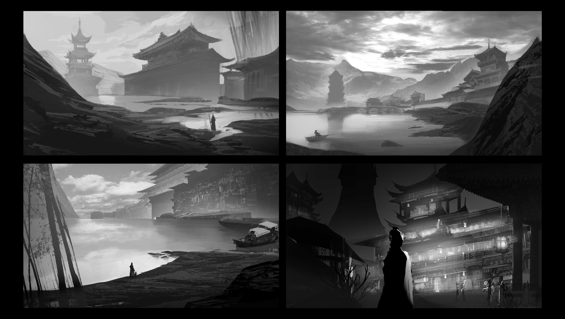 Yan Yin - River Town landscape design