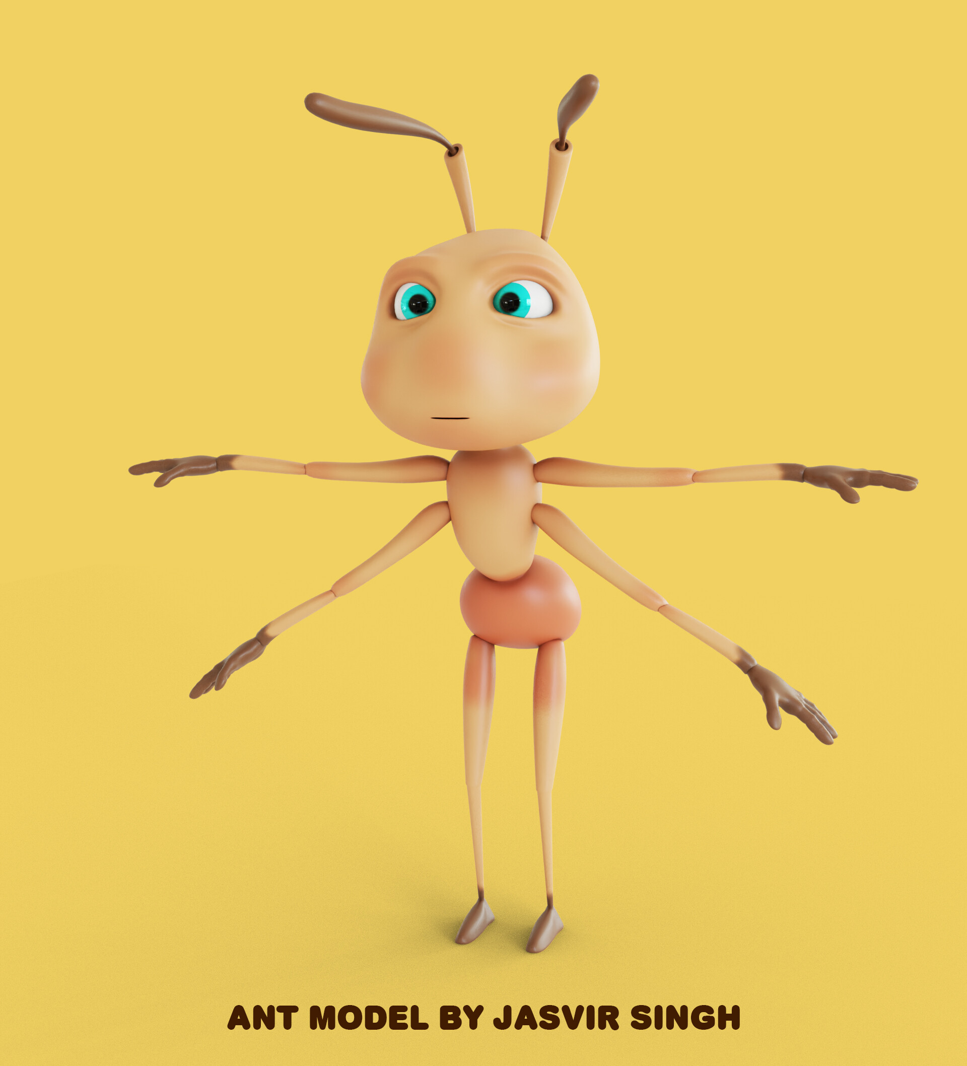 ArtStation - 3D Ant Model