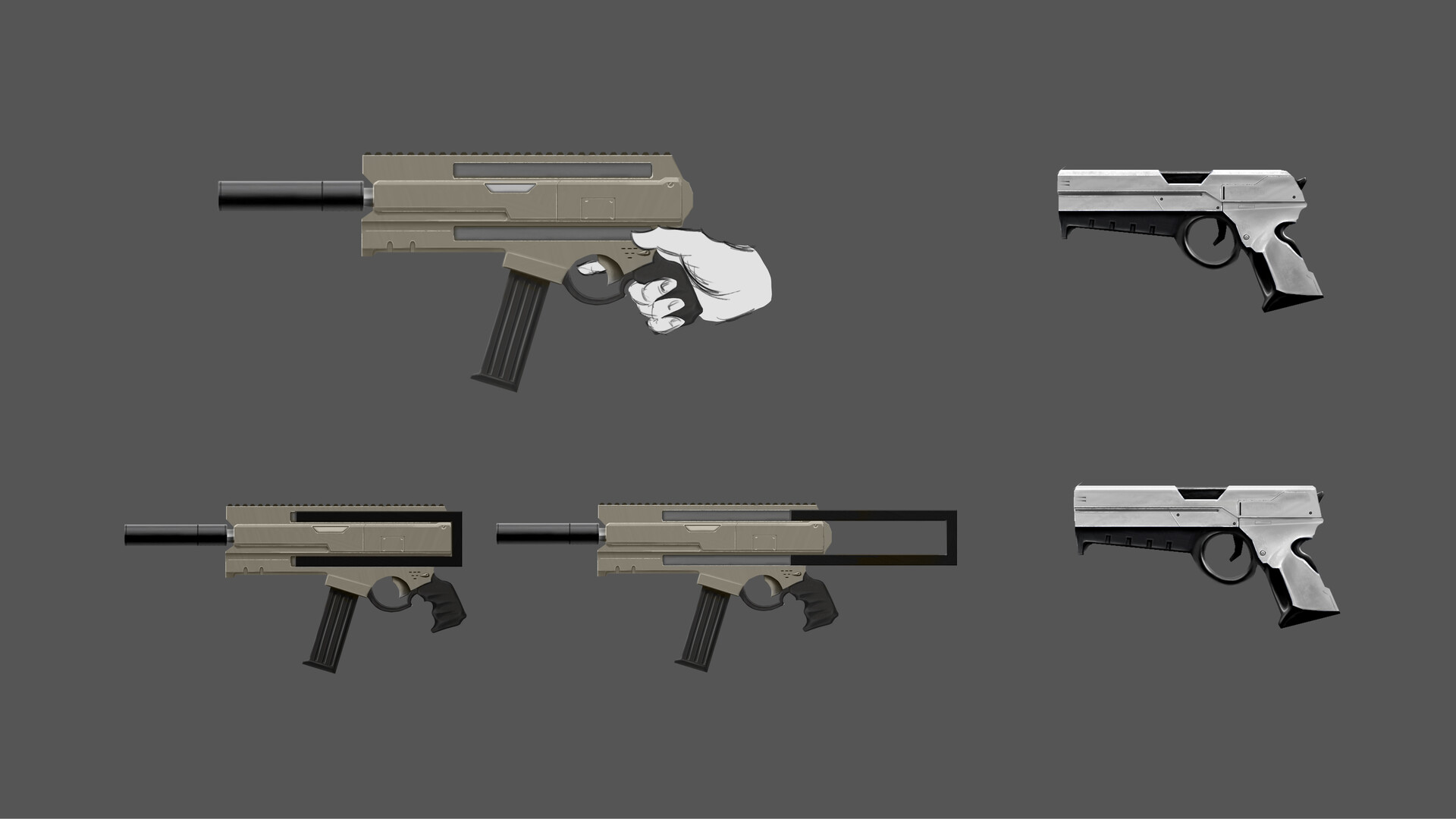 ArtStation - Gun design