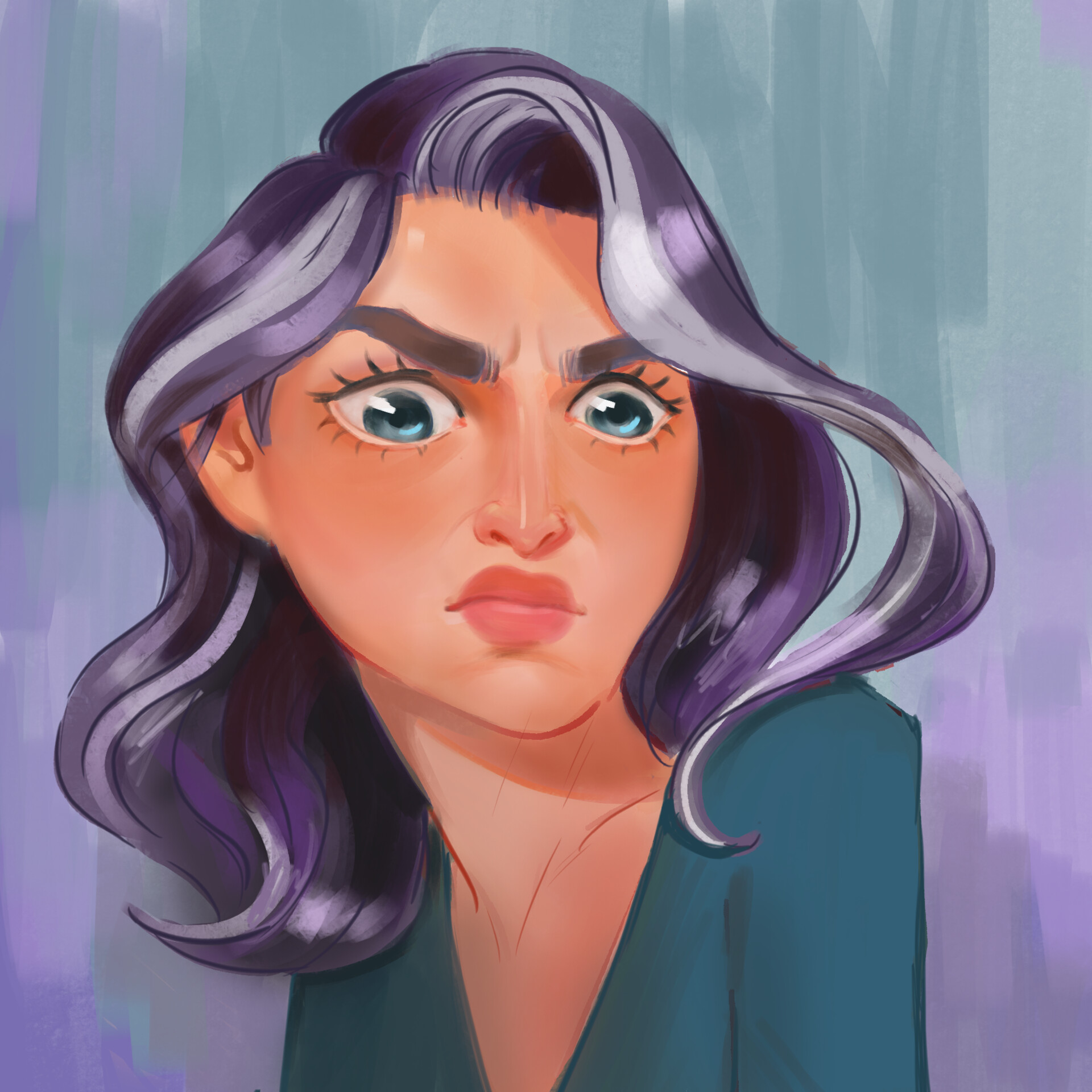 ArtStation - Facial expression study