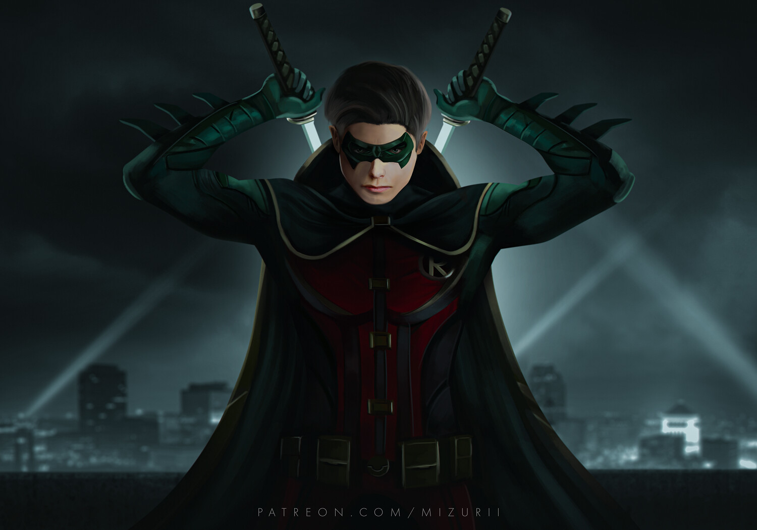 Mizuri - Damian Wayne - Aidan Gallagher
