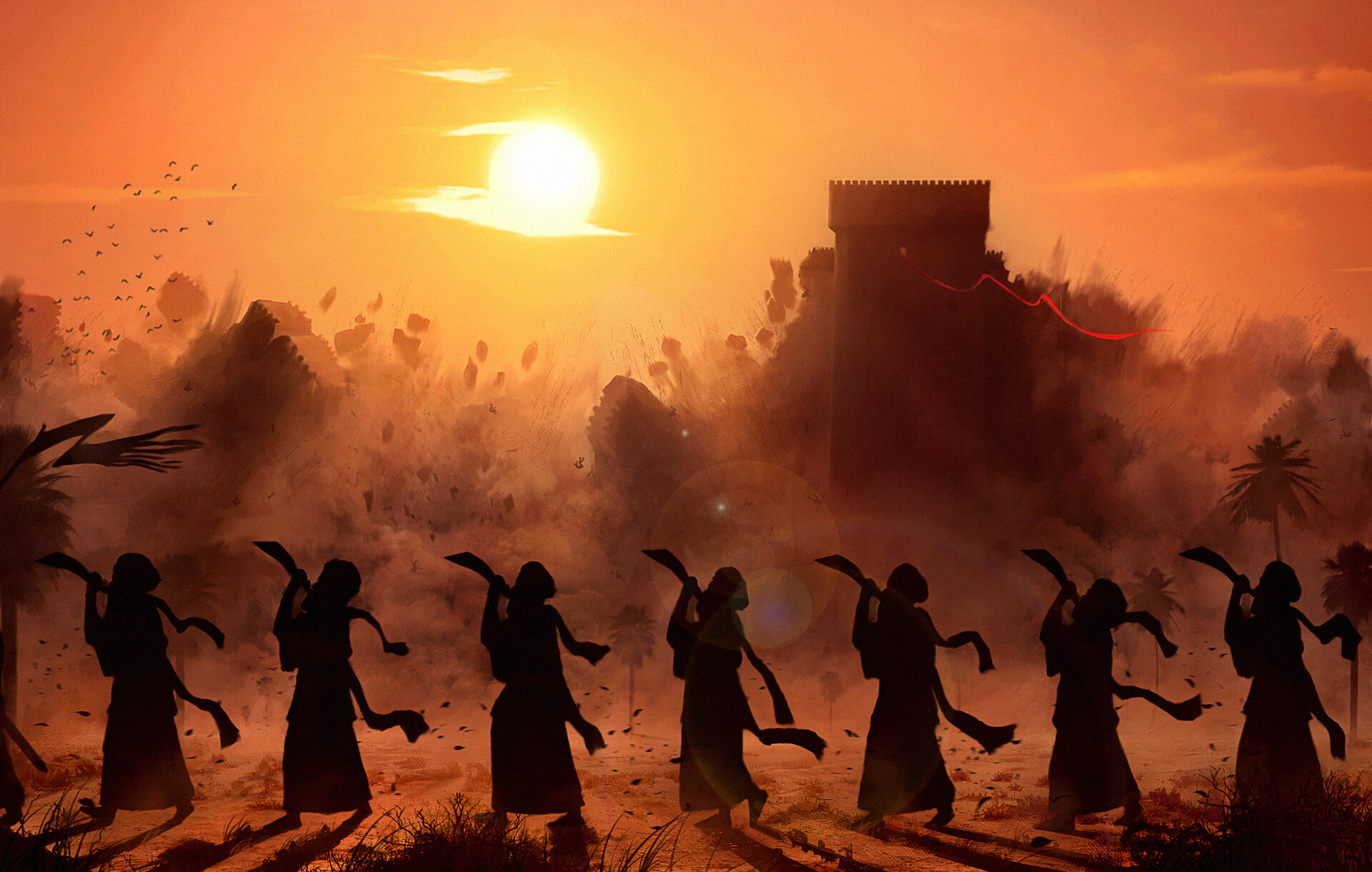 ArtStation - Rahab and The Walls of Jericho