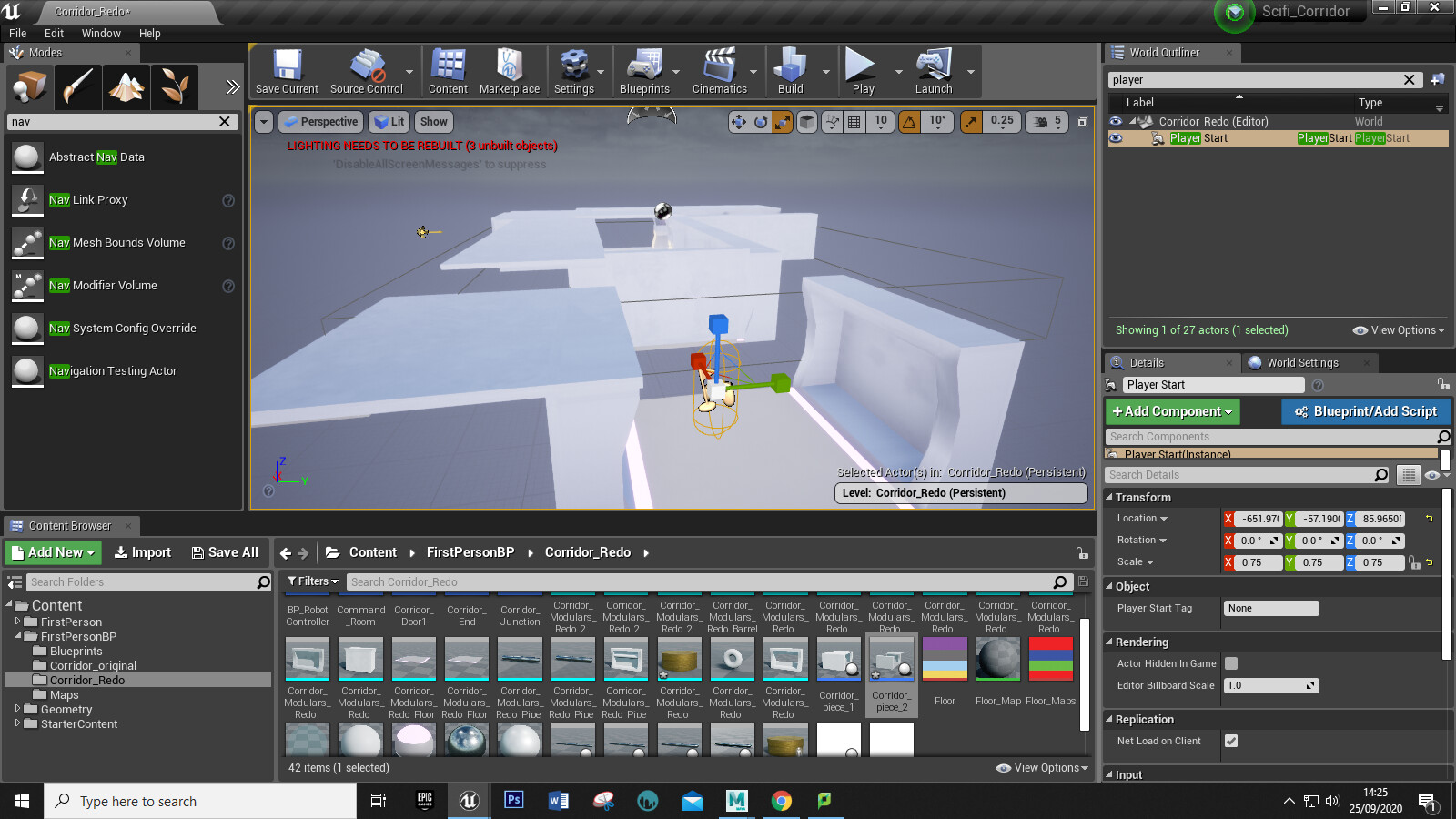 ArtStation - Sci-fi Corridor