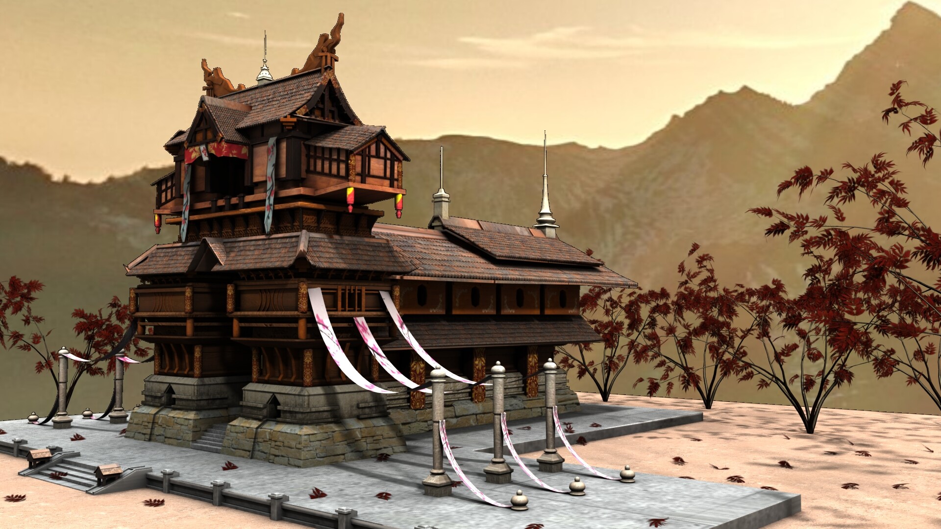 ArtStation - Chinese House