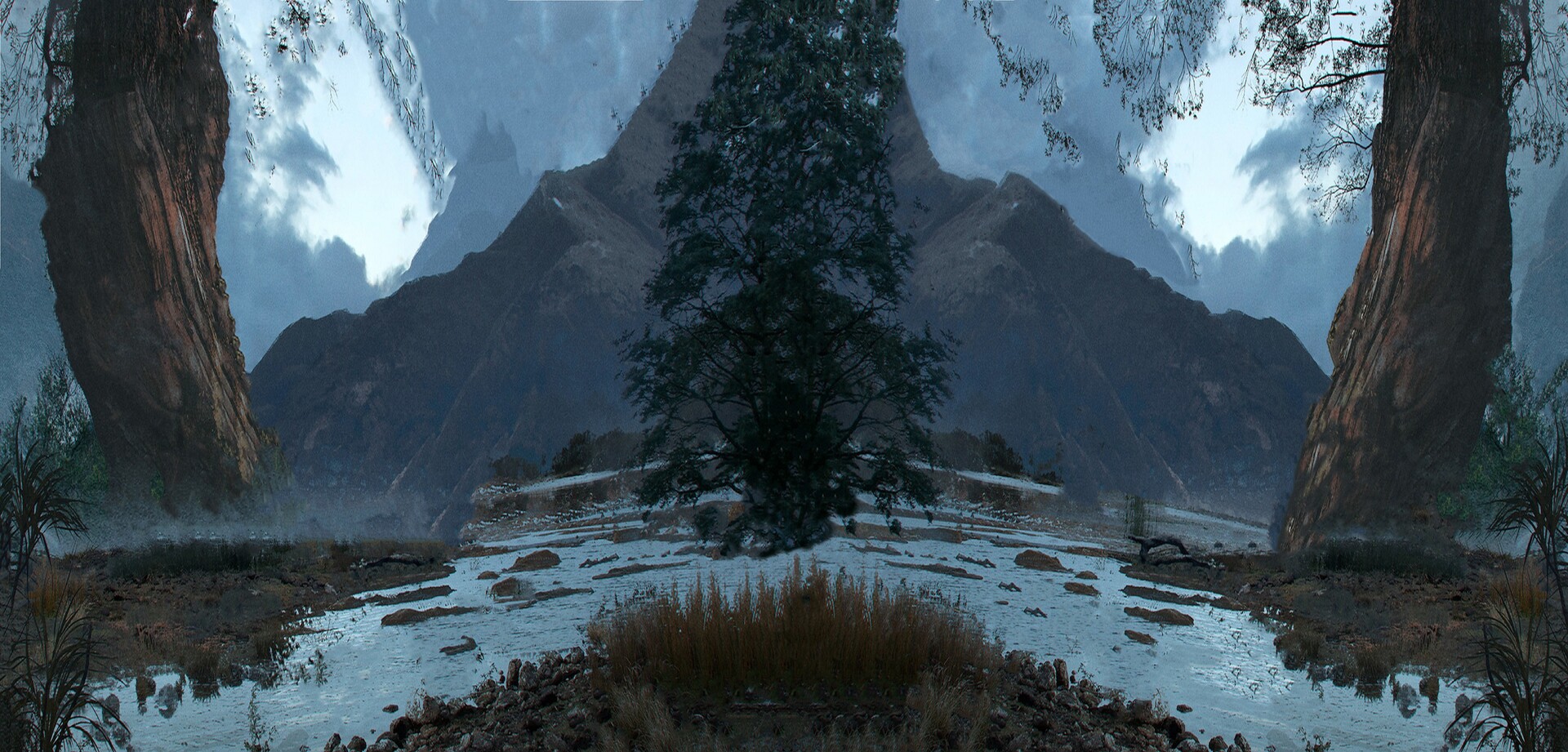 ArtStation - Sacred trees WIP